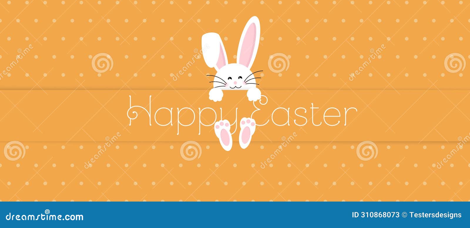 Easter Rabbit, Easter Bunny. Vector Illustration. Easter Day. Happy ...