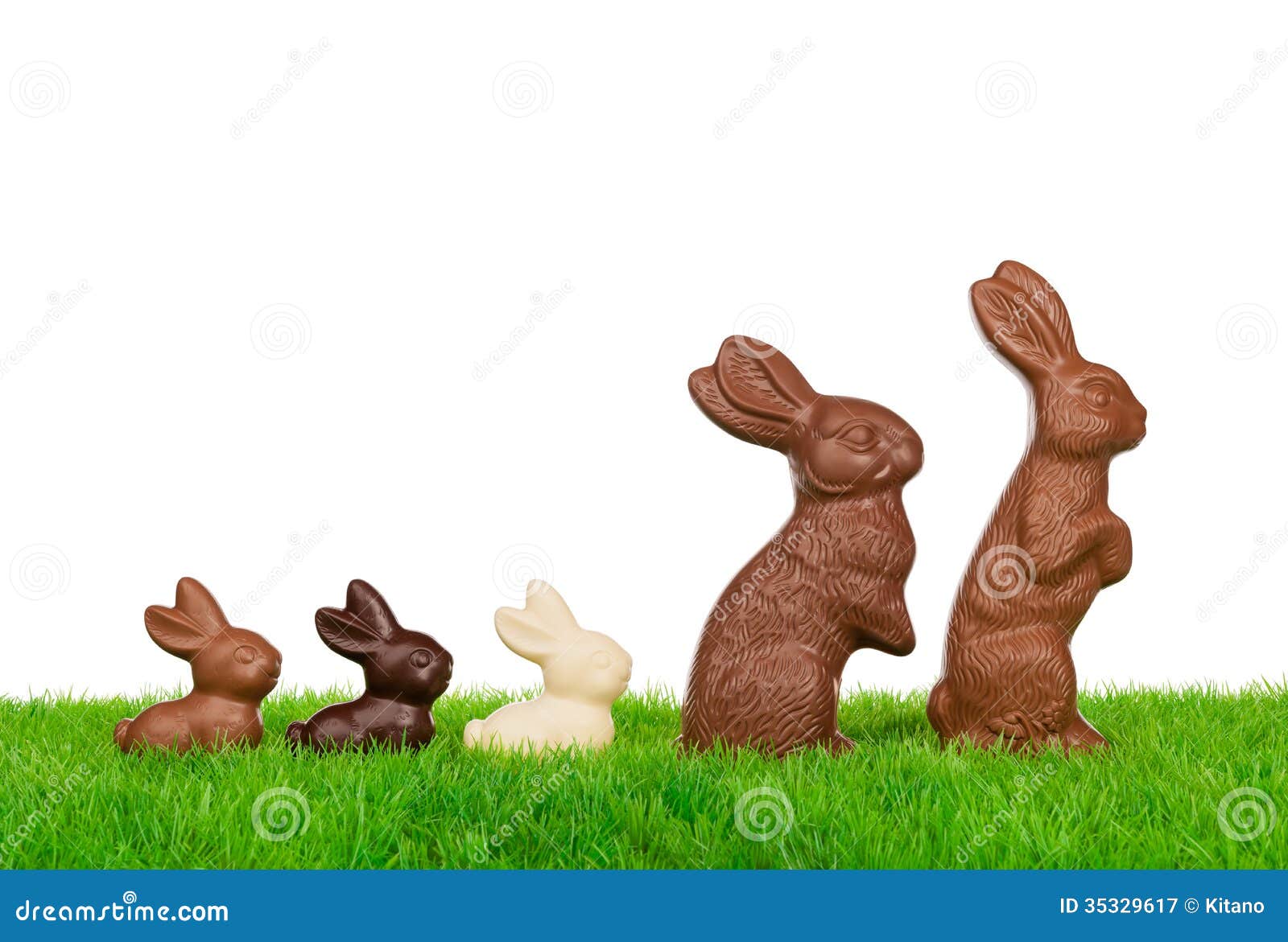 Easter rabbit family stock image. Image of bunny, event - 35329617