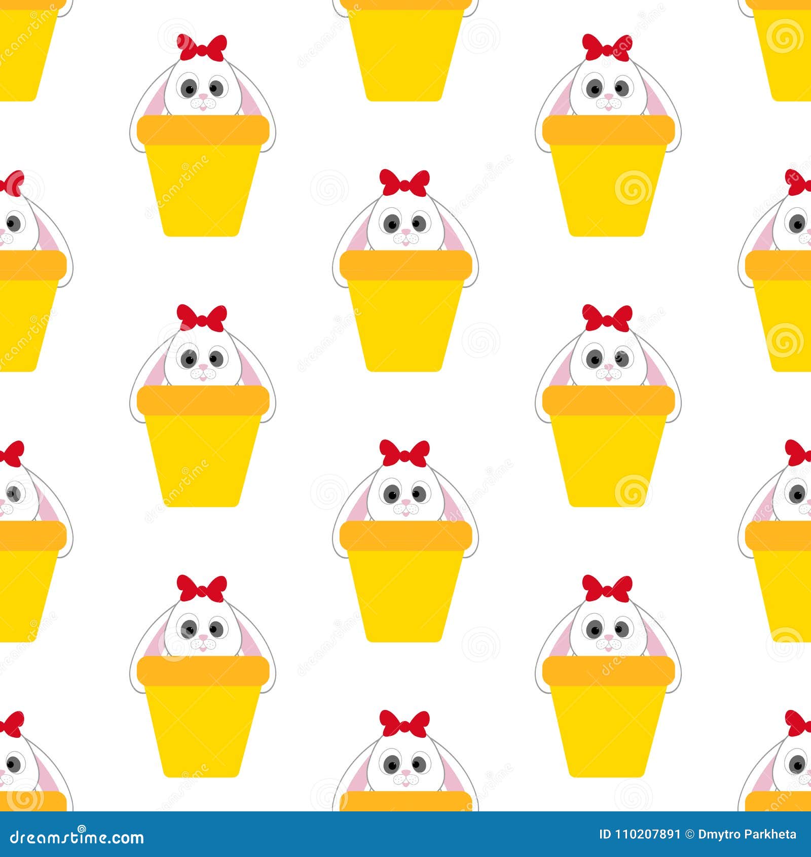 Easter Rabbit Seamless Pattern Stock Vector - Illustration of tree ... Easter Rabbit Seamless Pattern Stock Vector - Illustration of tree ...