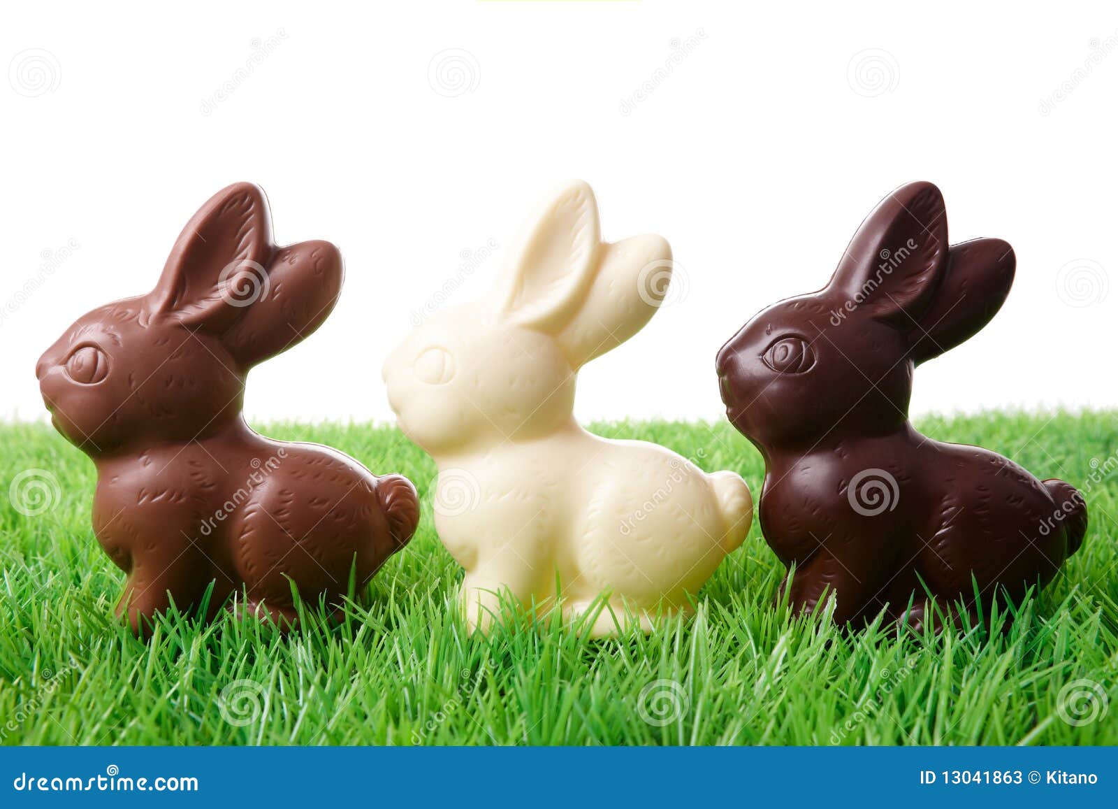 Easter Rabbits stock image. Image of bright, chocolate - 13041863
