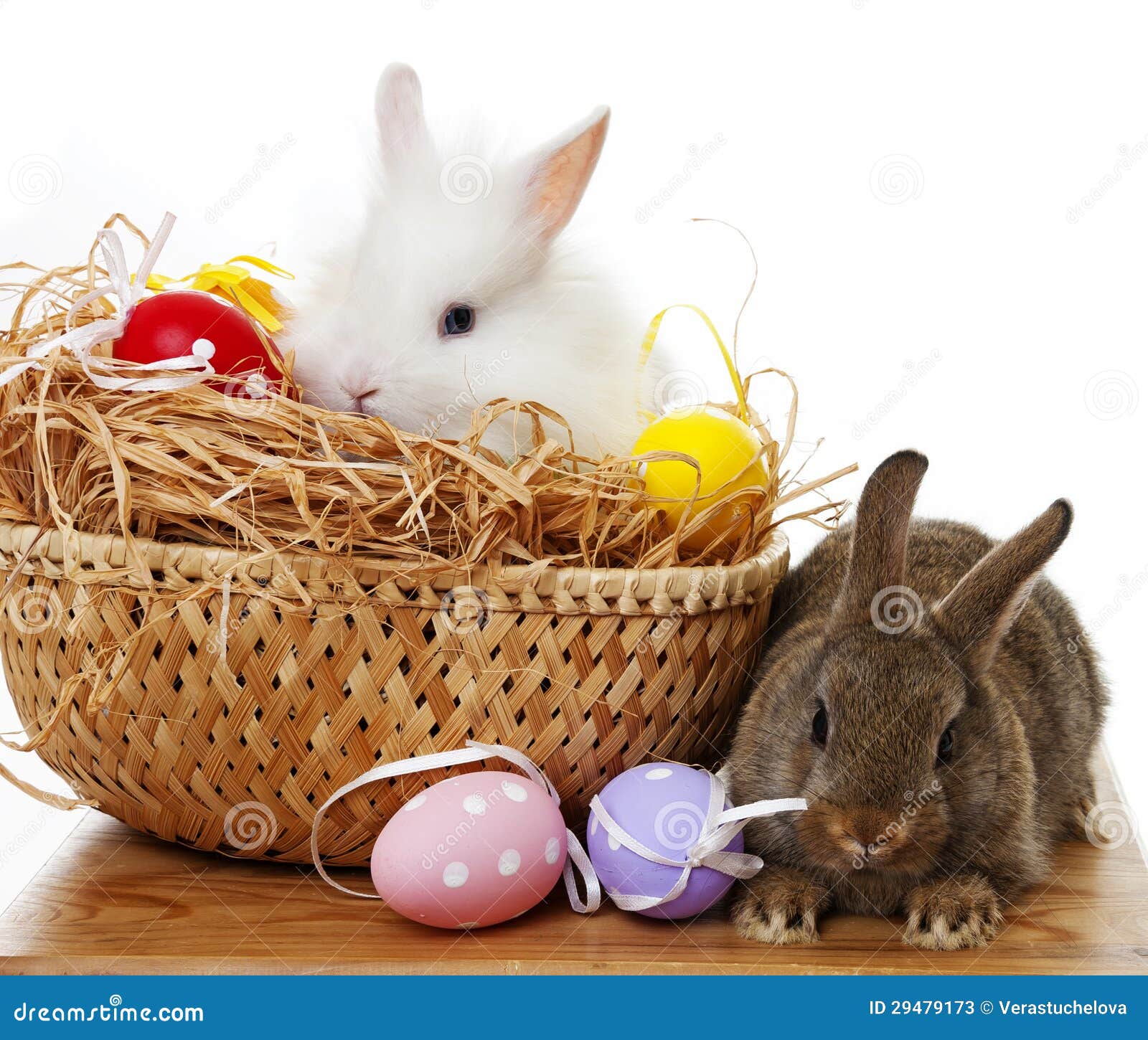 Easter rabbits stock image. Image of decorative, april - 29479173