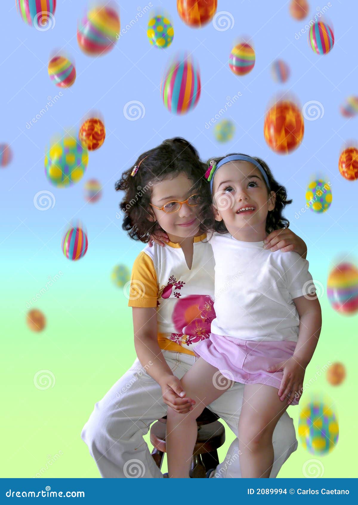 Easter Rain Vertical stock photo. Image of laugh, brothers - 2089994