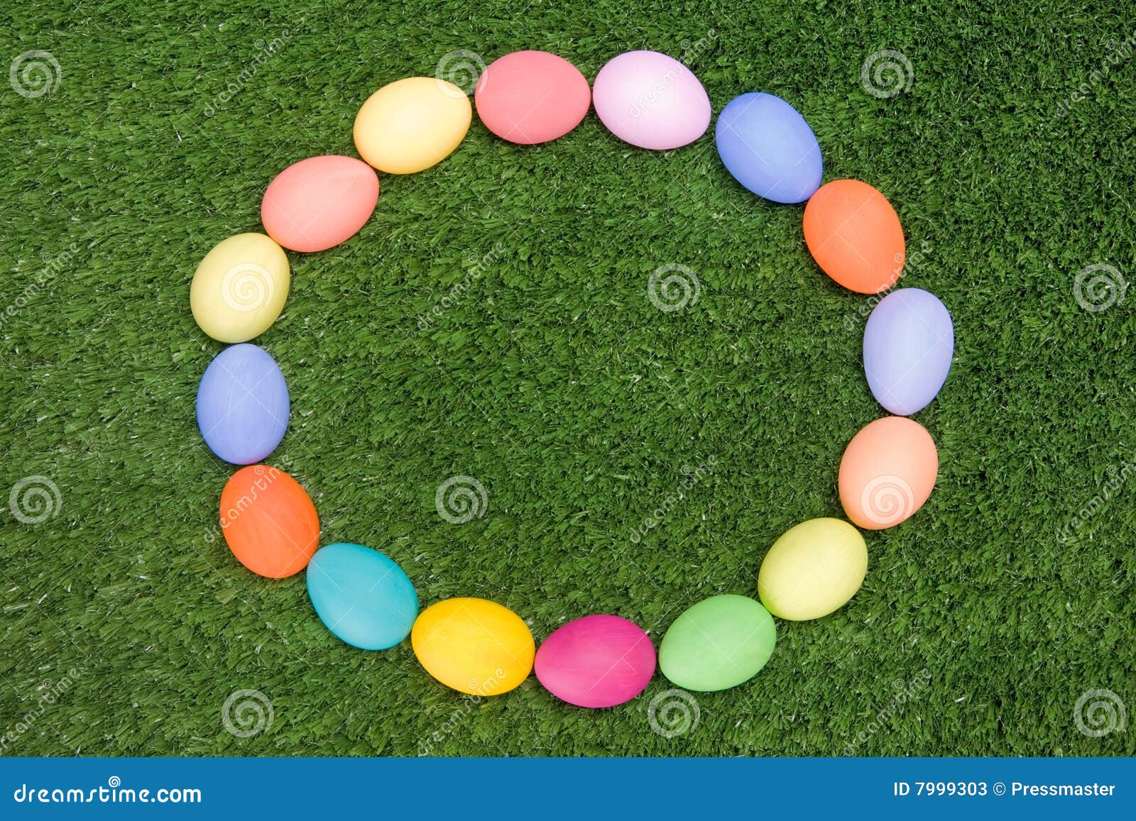 Easter ring stock image. Image of easter, lawn, circle - 7999303