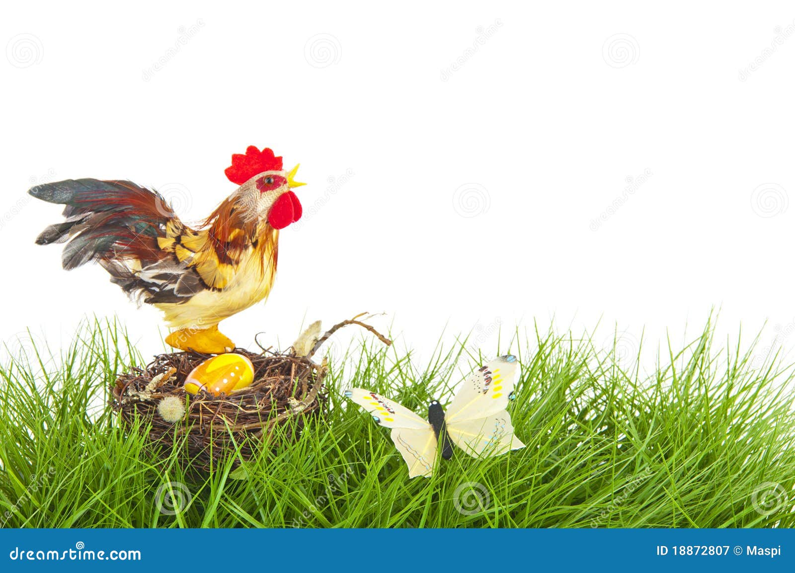 Easter rooster stock image. Image of color, design, cockerel - 18872807