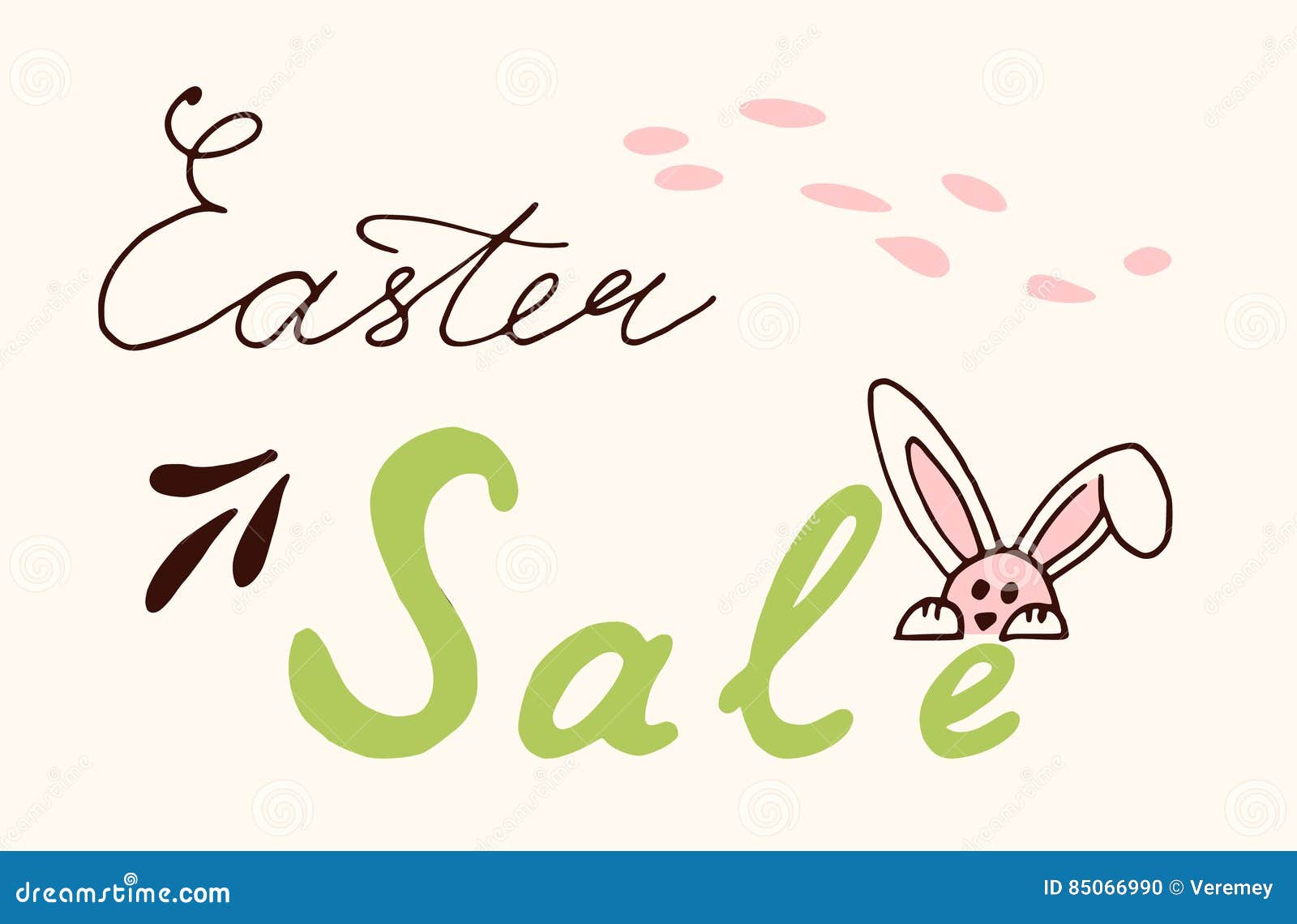 Easter sale banner stock vector. Illustration of market - 85066990