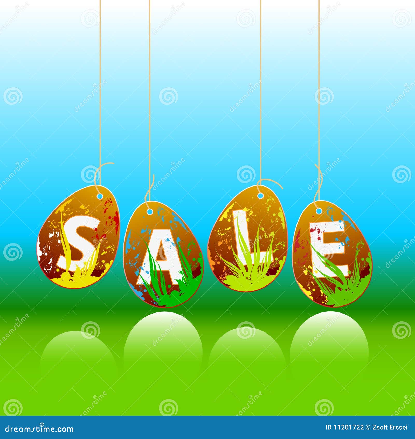 Easter Sale Tags / Floral Vector Illustration Stock Vector ...