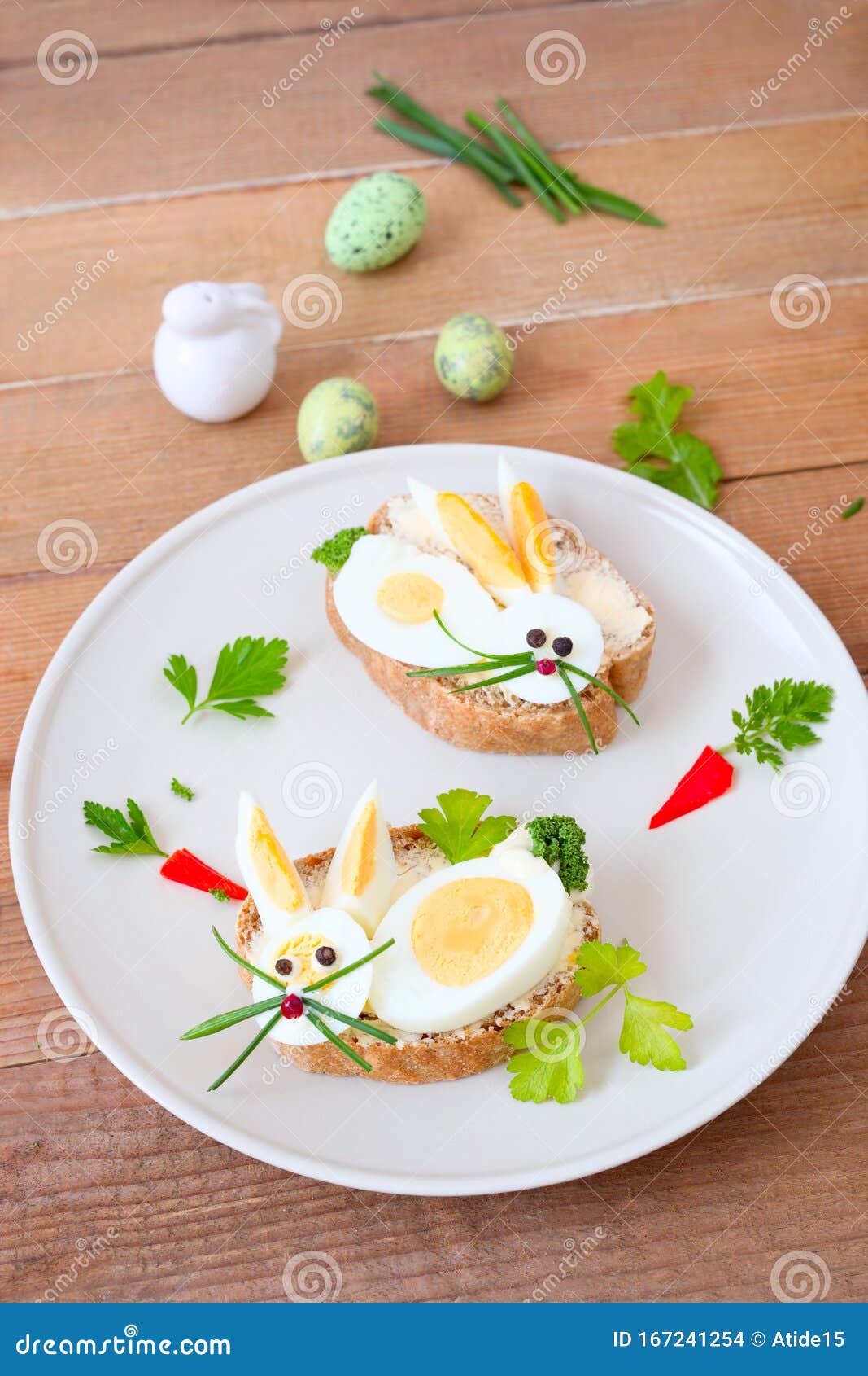 Bunny sandwiches stock photo. Image of food, rabbit - 167241254