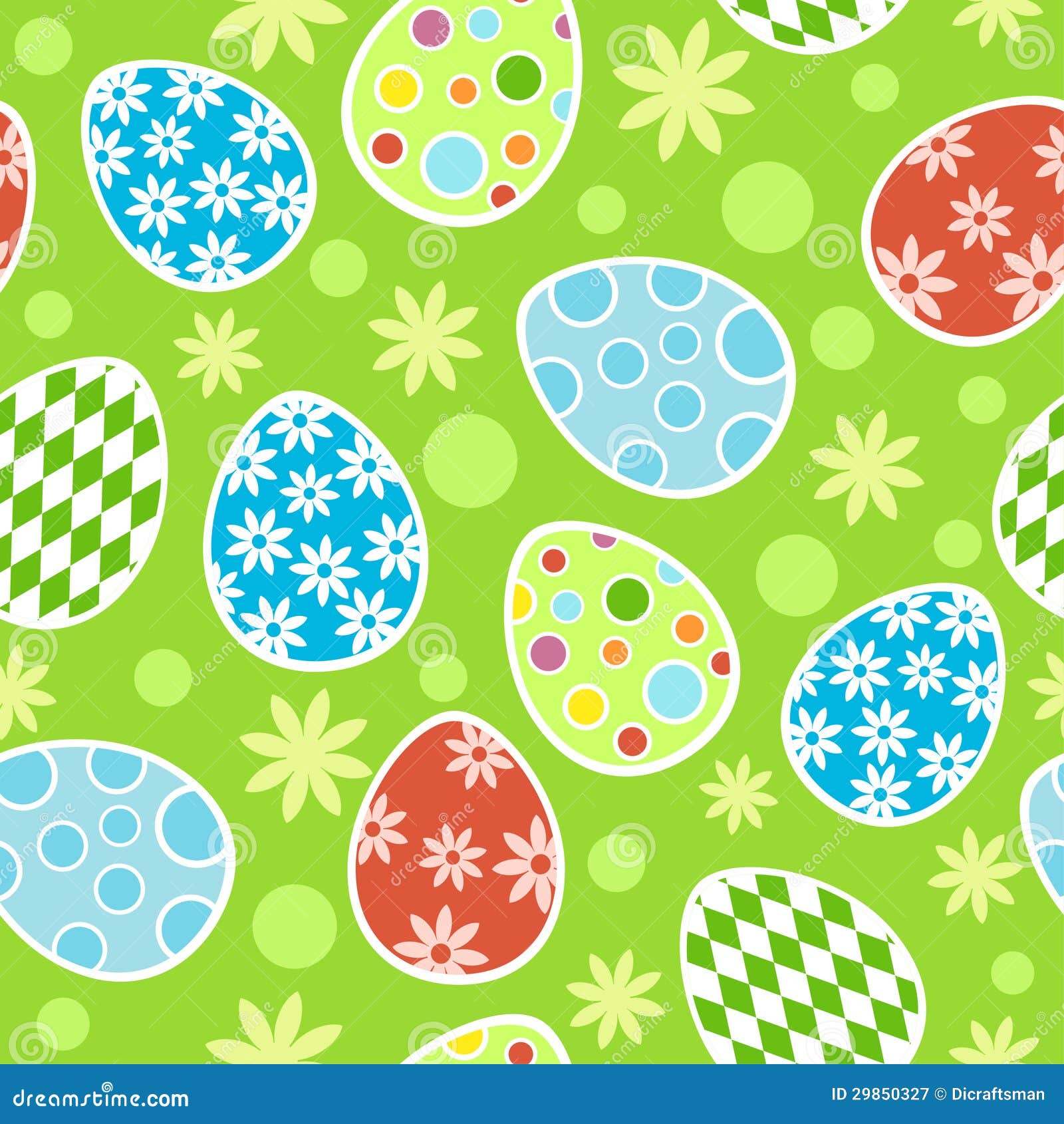 Easter seamless background stock vector. Illustration of holiday - 29850327