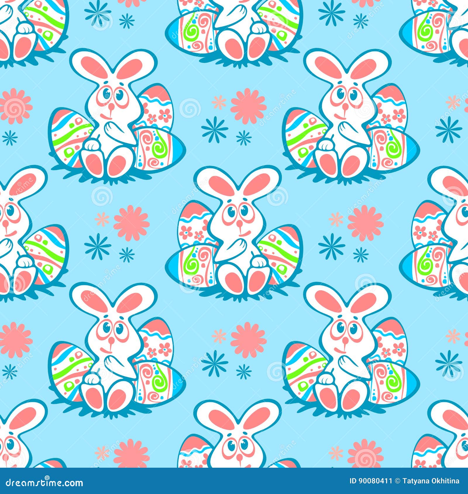 Easter seamless-05 stock vector. Illustration of paper - 90080411