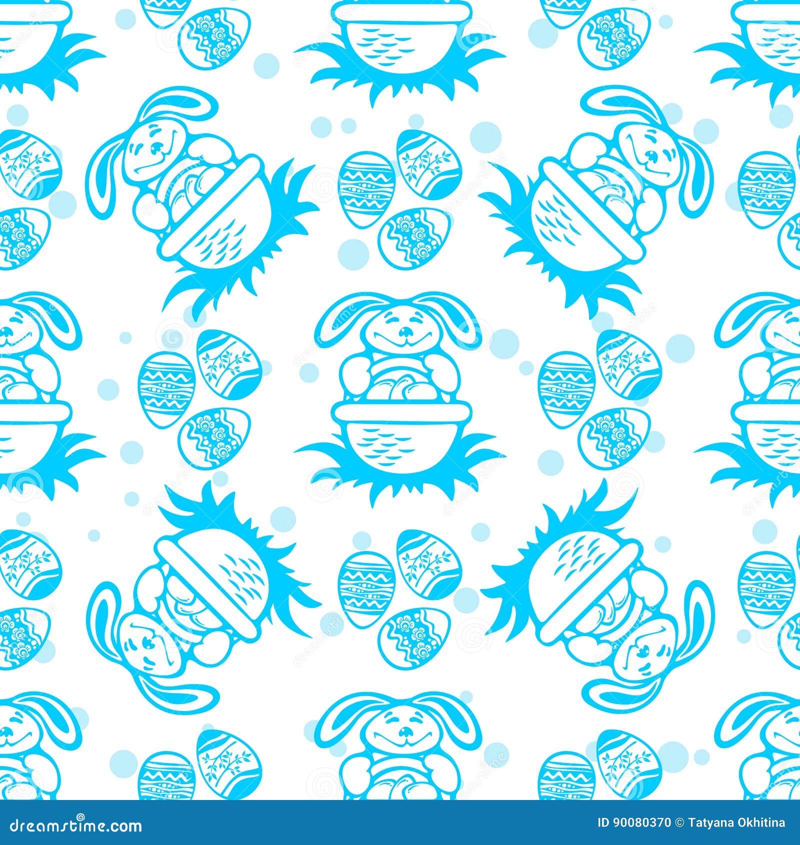 Easter seamless-02 stock vector. Illustration of decorative - 90080370