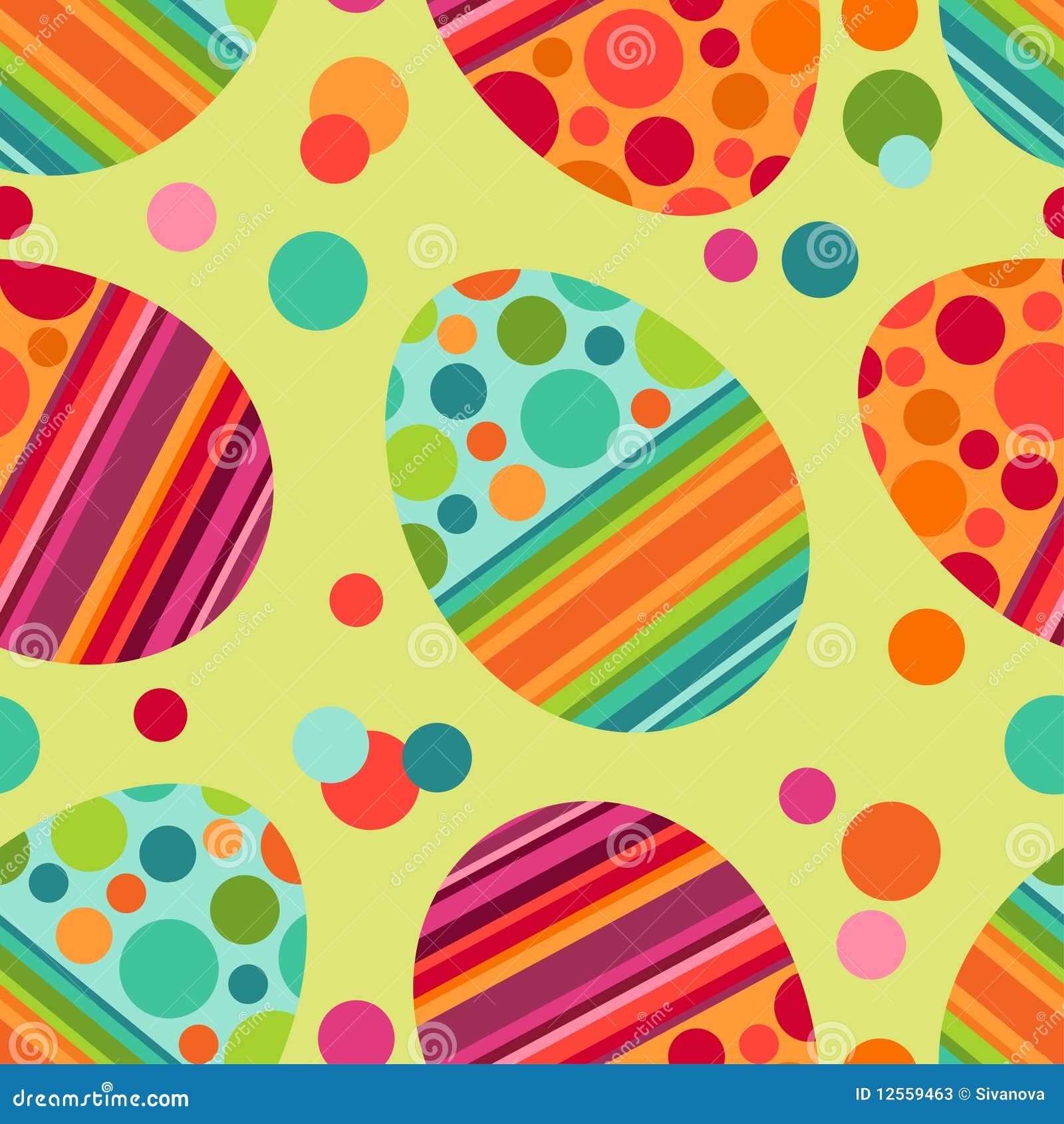Easter seamless pattern stock vector. Illustration of wrapping - 12559463