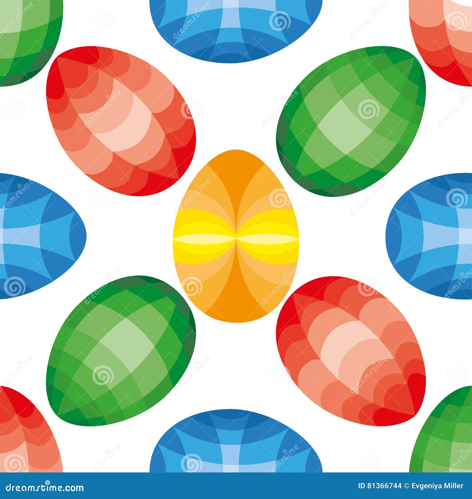 Easter Seamless Pattern. Eggs Design Stock Illustration - Illustration ...