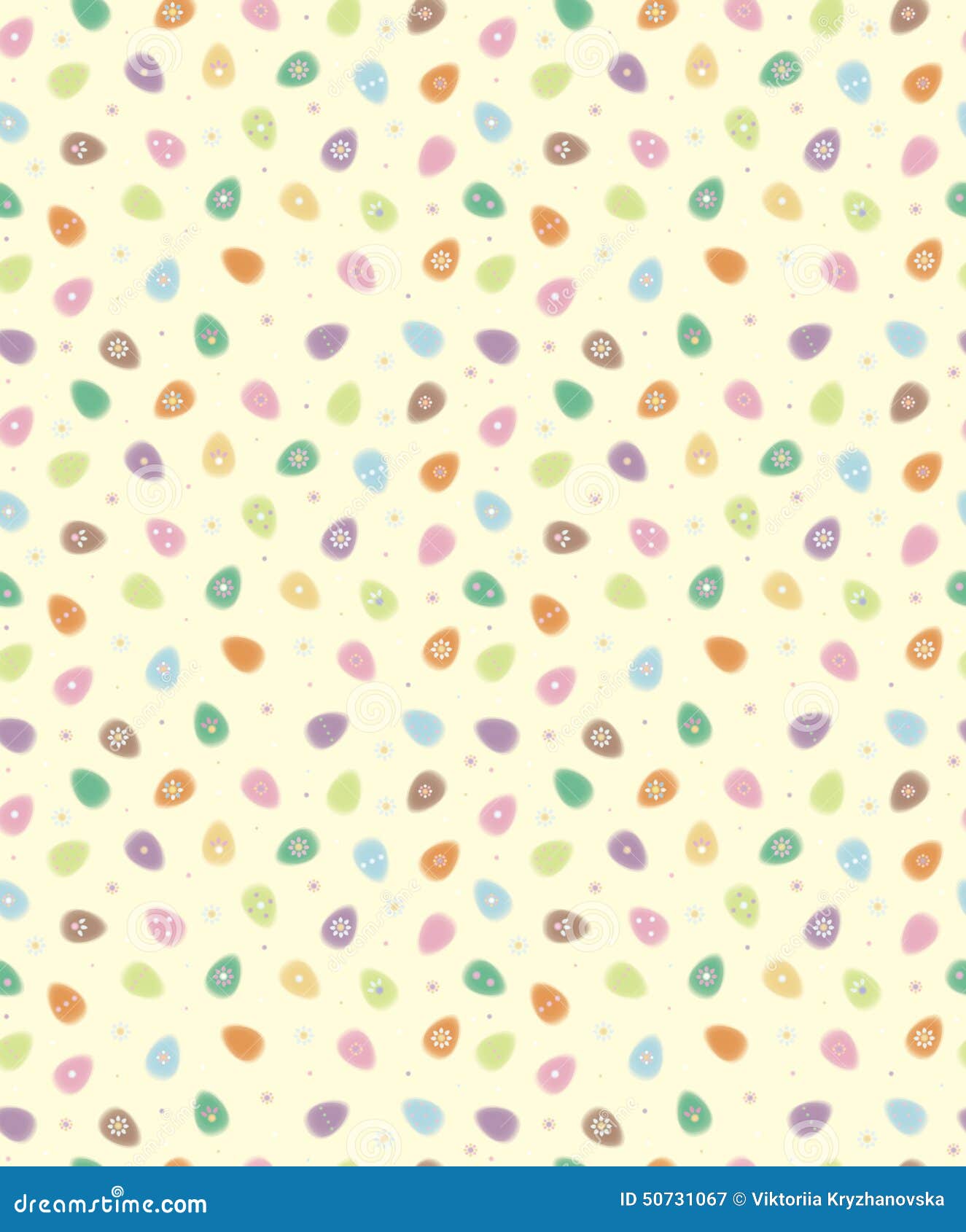 Easter seamless pattern. stock illustration. Illustration of pastel ...