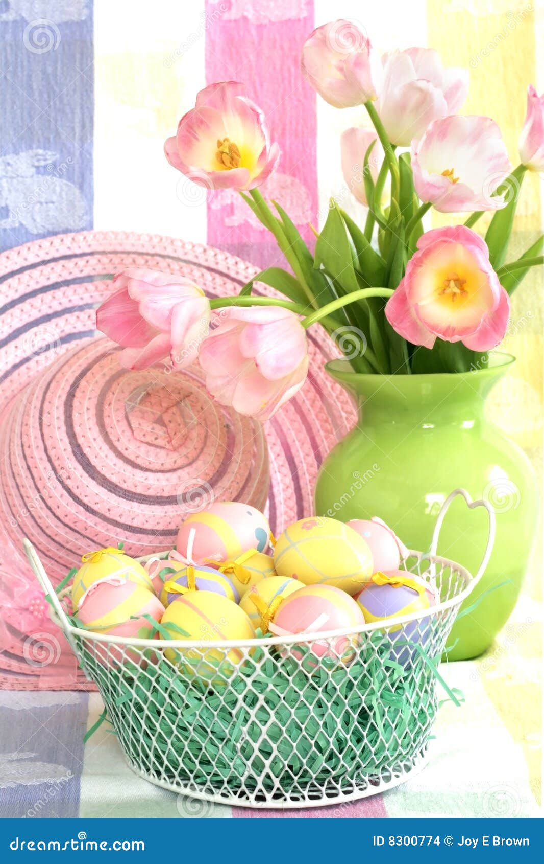 Easter still life stock photo. Image of bonnet, holiday - 8300774
