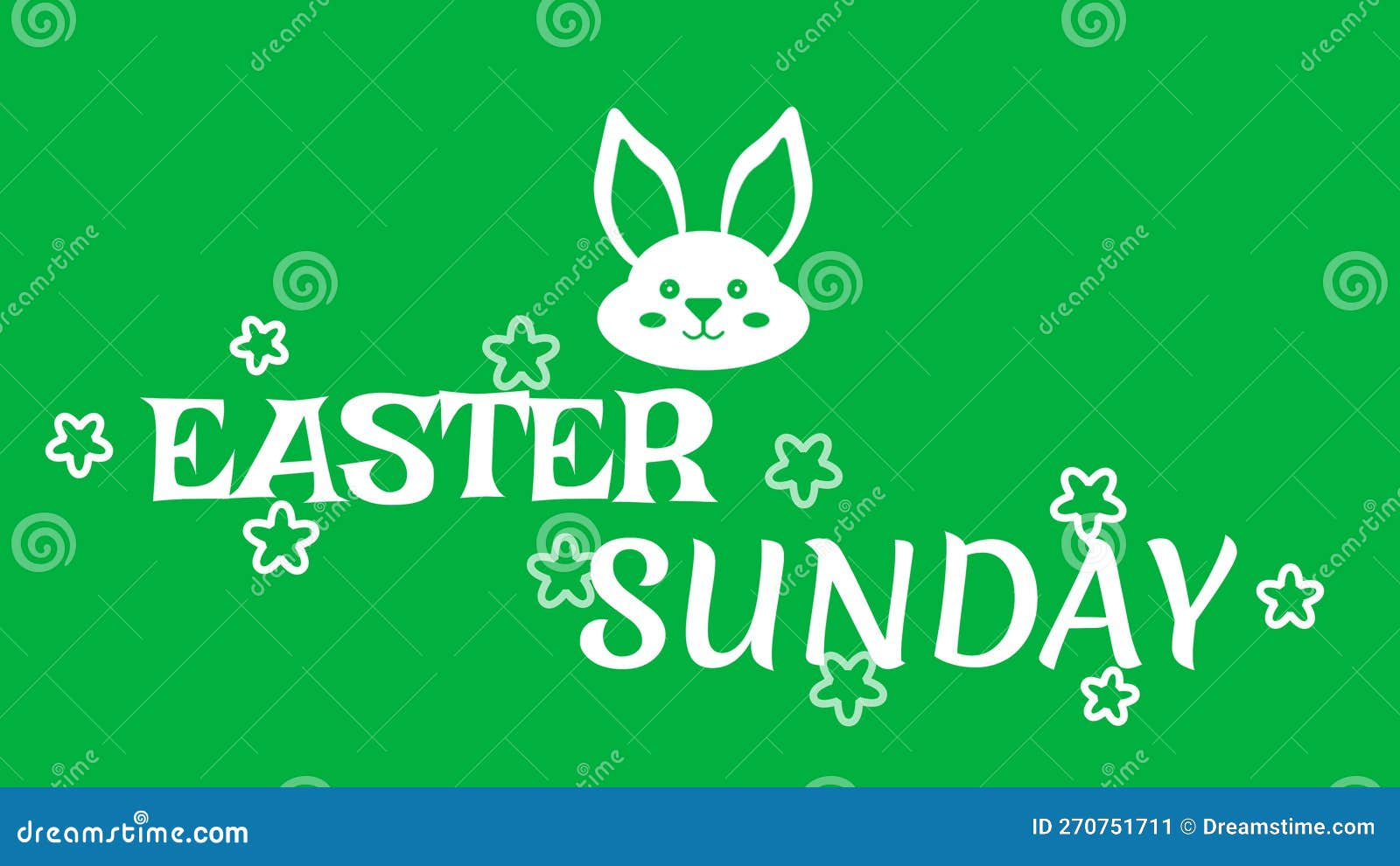 Easter Sunday in White Colour Stock Illustration - Illustration of ...