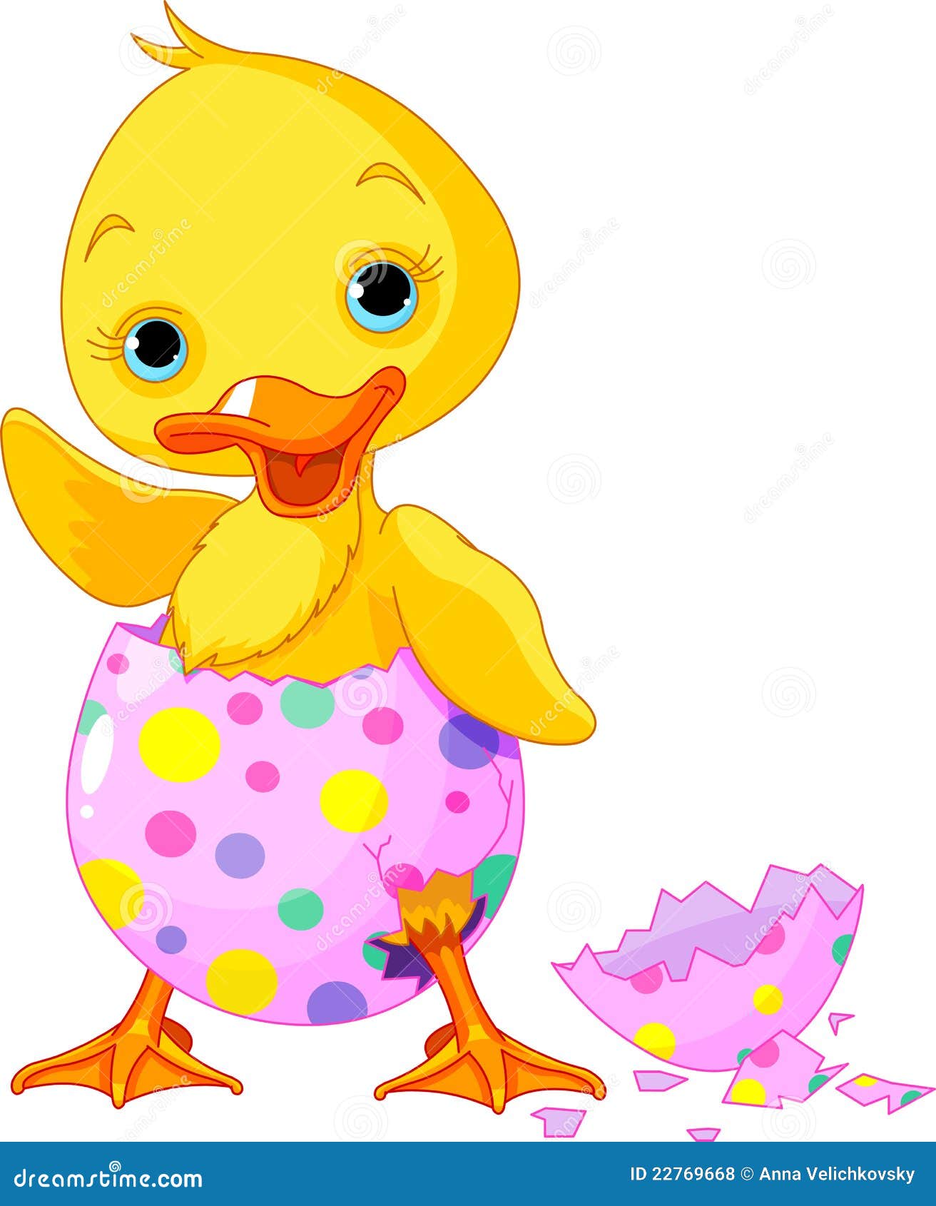 Easter Duckling Clipart