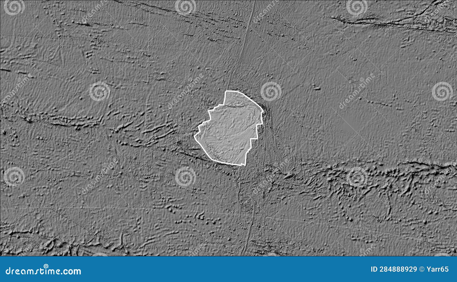 Easter Tectonic Plate. Bilevel Map Stock Illustration - Illustration of ...