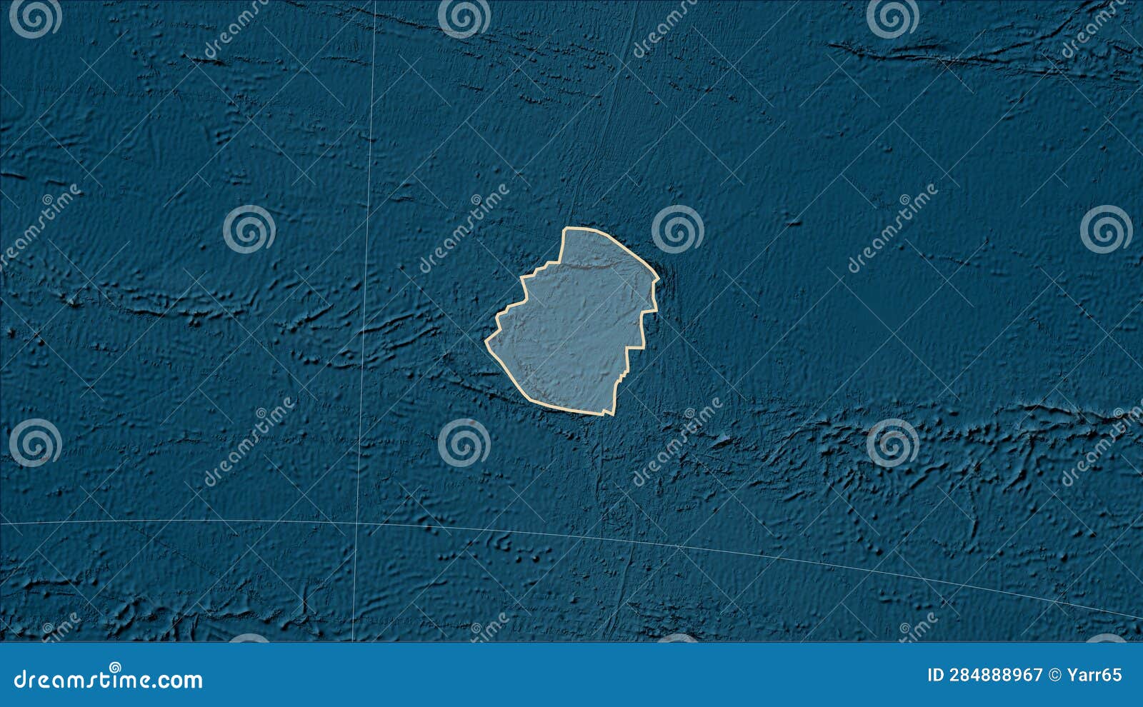 Easter Tectonic Plate. Physical Map Stock Illustration - Illustration ...