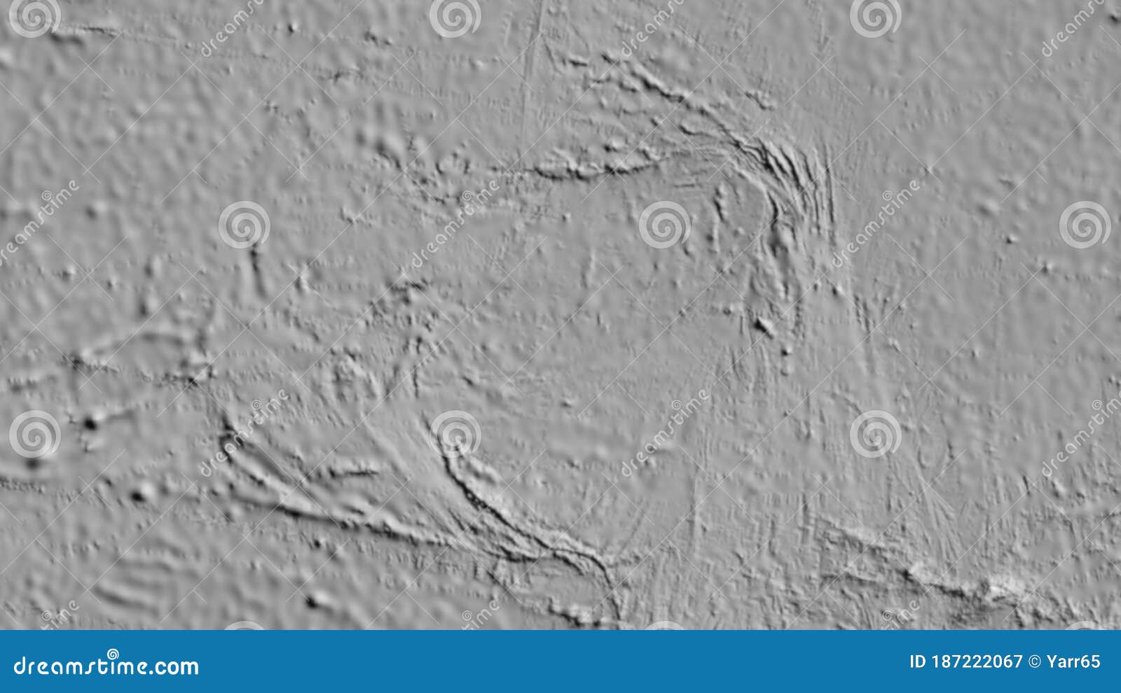 Easter Tectonic Plate - Raster. Grayscale Stock Illustration ...