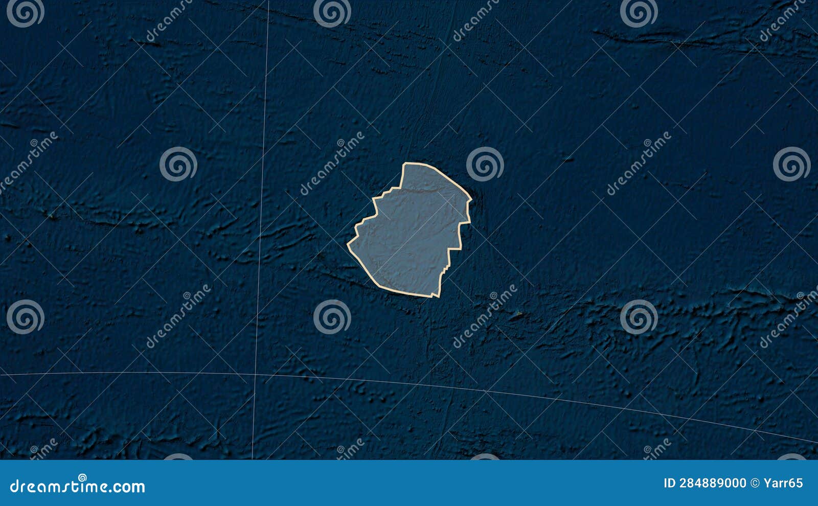 Easter Tectonic Plate. Satellite Map Stock Illustration - Illustration ...