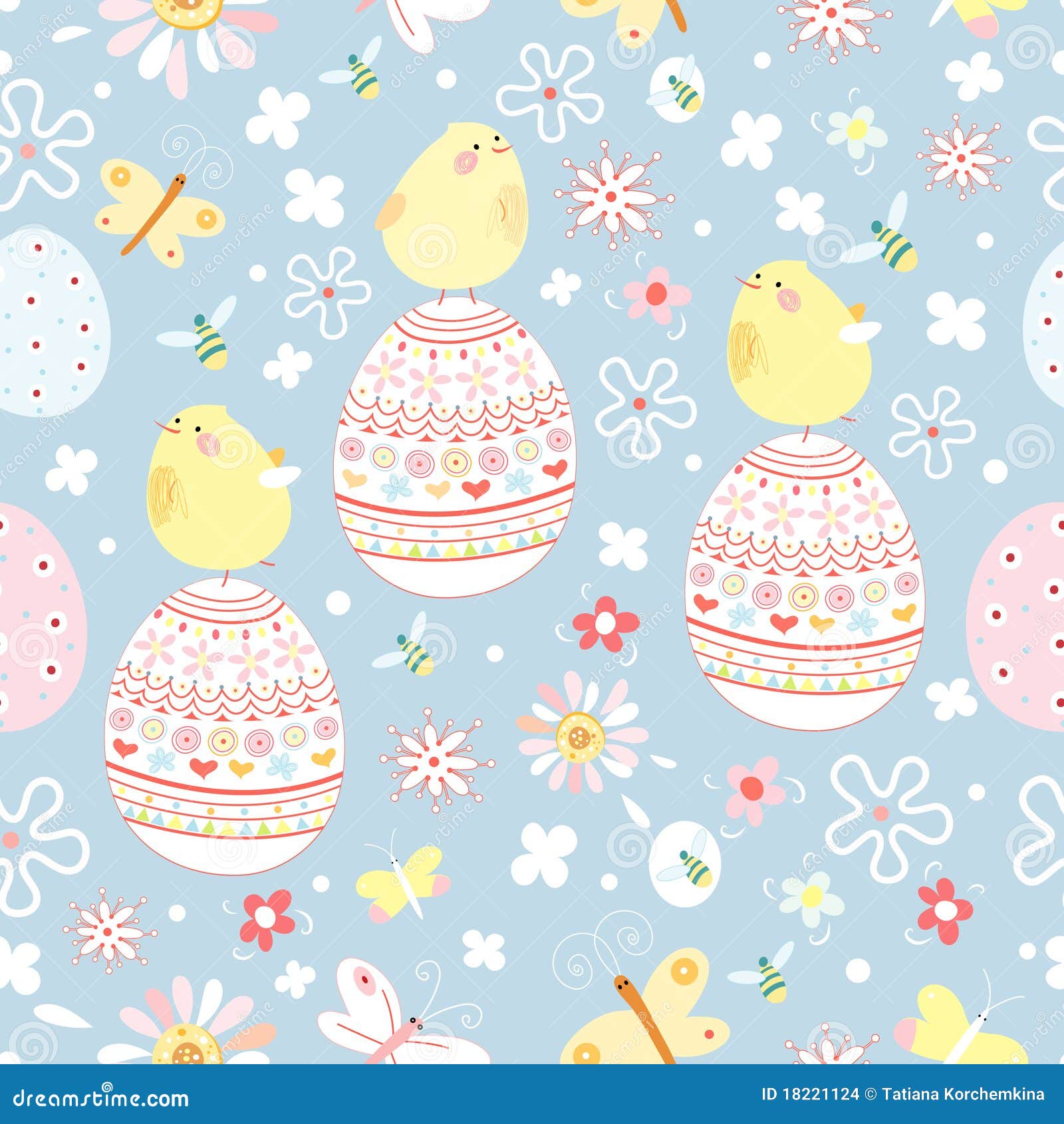 Easter texture stock vector. Illustration of cartoon - 18221124