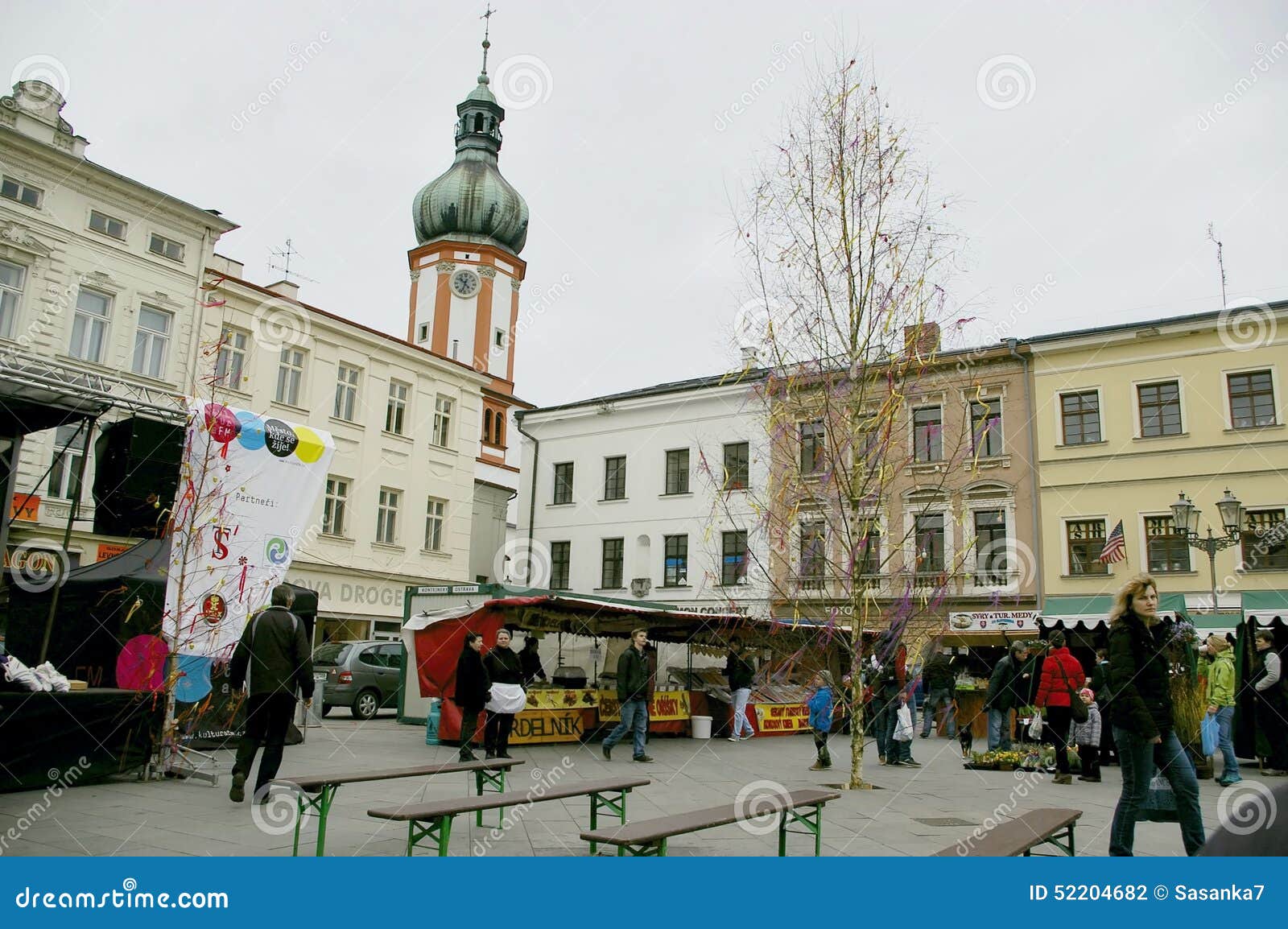 Easter in Town editorial photography. Image of admission - 52204682