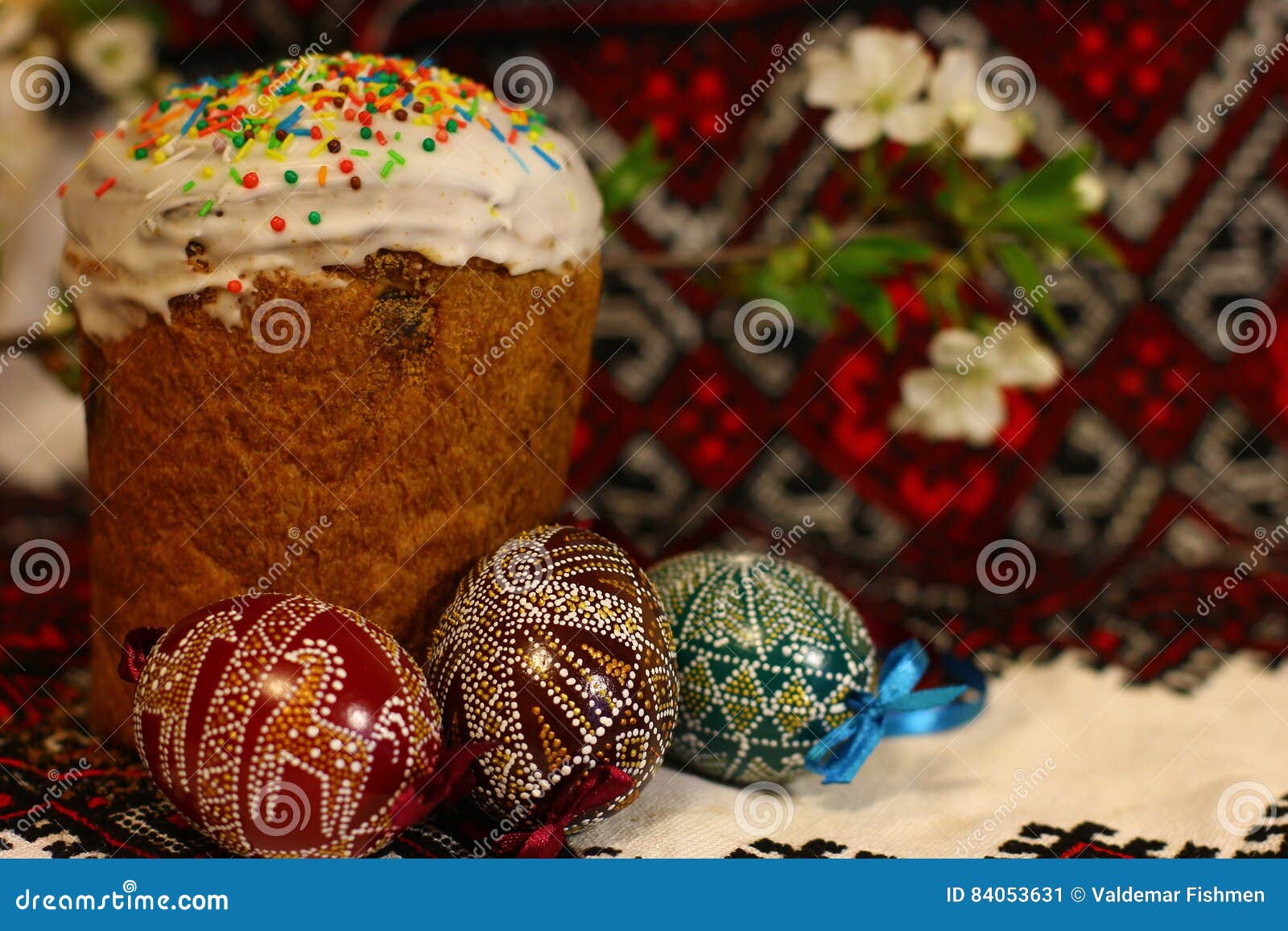 Easter traditional stock image. Image of bright, eggs - 84053631