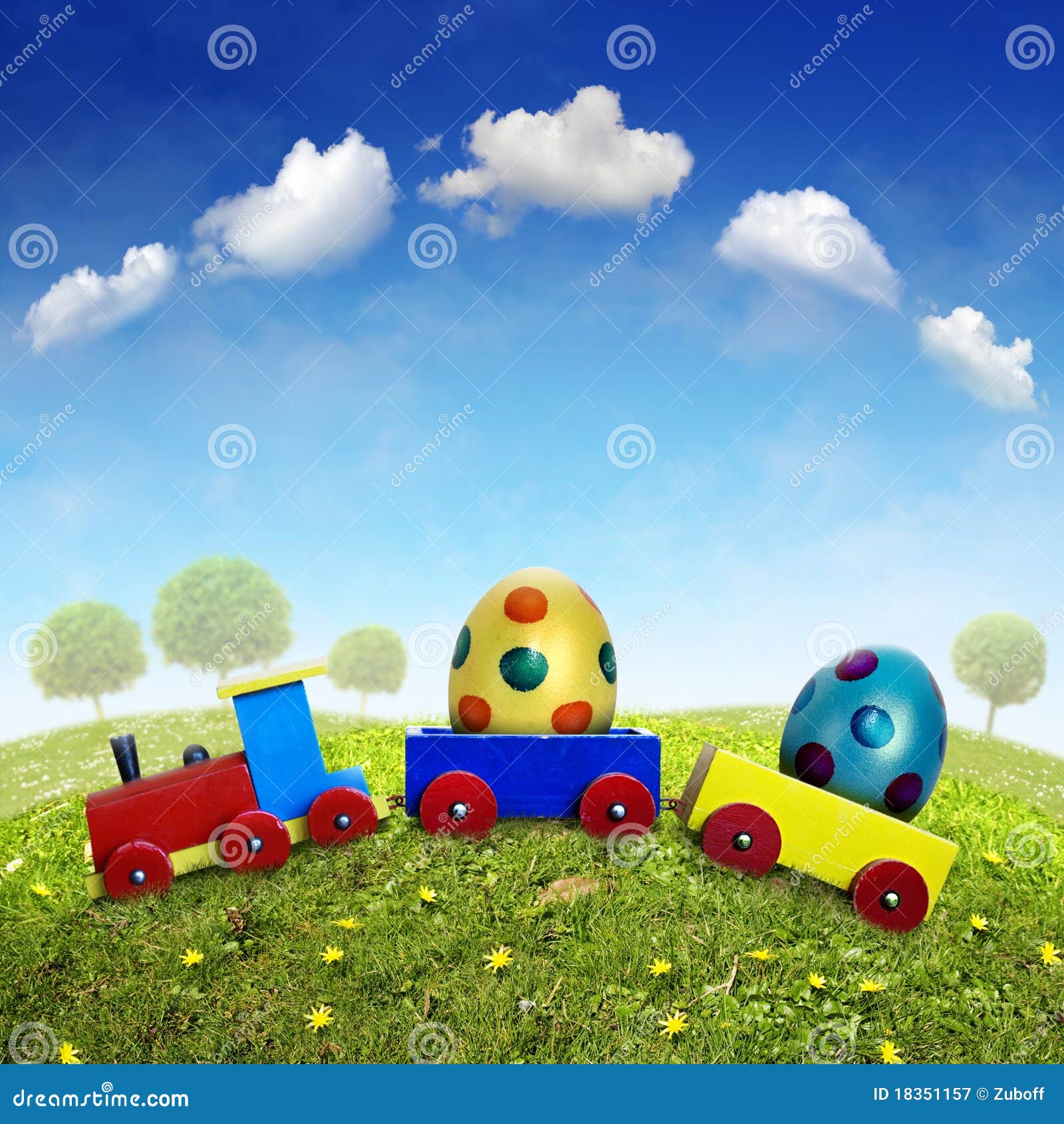Easter Train stock image. Image of april, celebrate, railroad - 18351157
