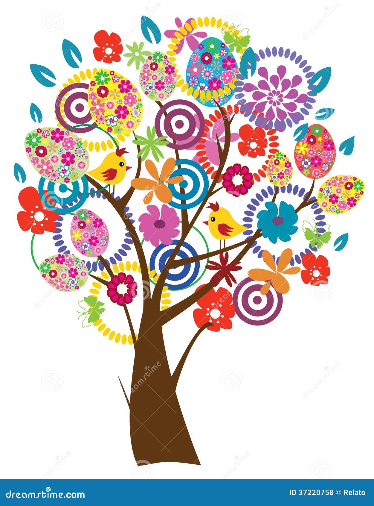 Easter Tree Carousel Royalty-Free Stock Image | CartoonDealer.com #85320526