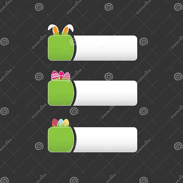 Easter vector buttons stock vector. Illustration of background - 51023995