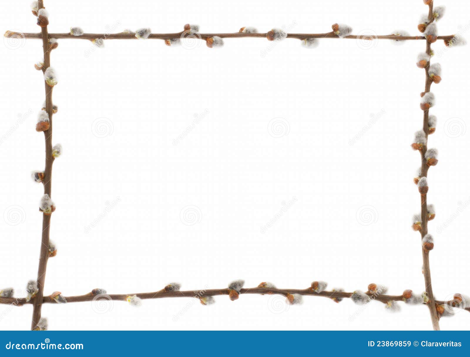 Easter willow frame stock image. Image of delicate, abstract - 23869859