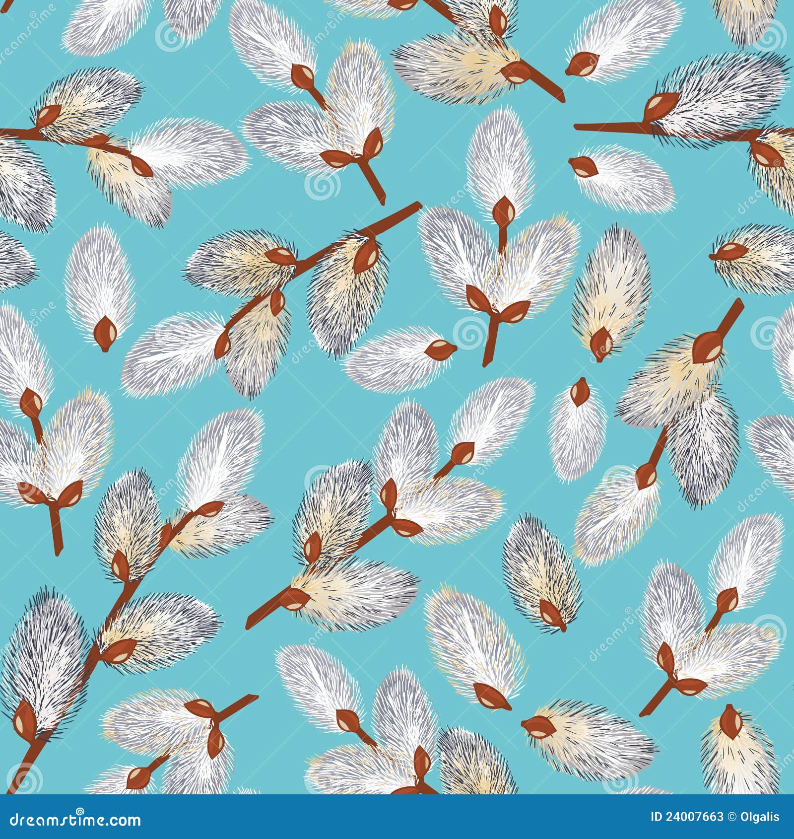 Easter Willow, Easter Digital Vector Illustration, Easter Cake, Easter Bunny, Easter, Easter ...