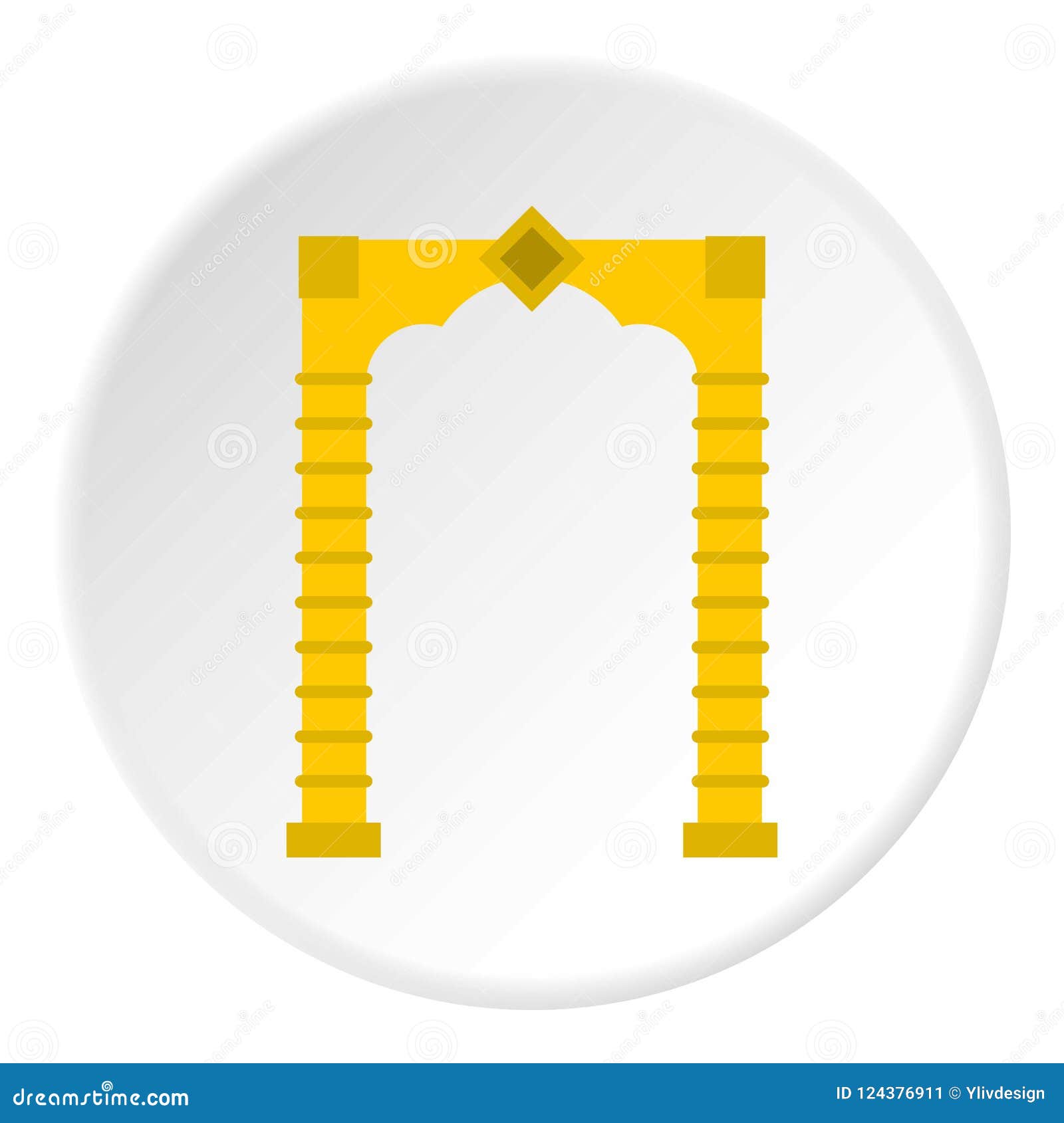 Eastern Arch Of The Mosaic. Carved Architecture Stock Photography ...