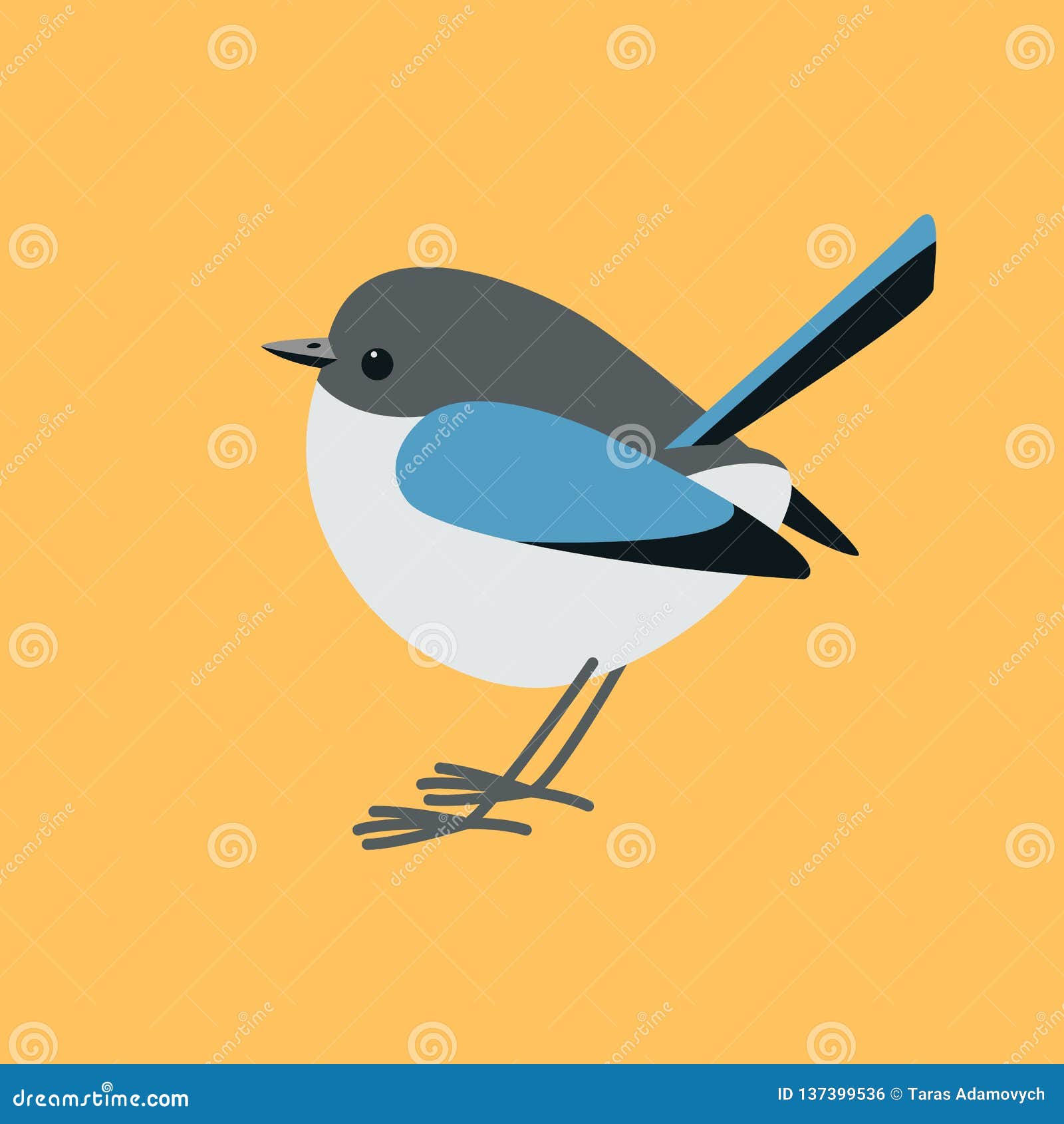 Eastern Bluebird ,vector Illustration ,flat Style ,profile Stock Vector ... Eastern Bluebird ,vector Illustration ,flat Style ,profile Stock Vector ...