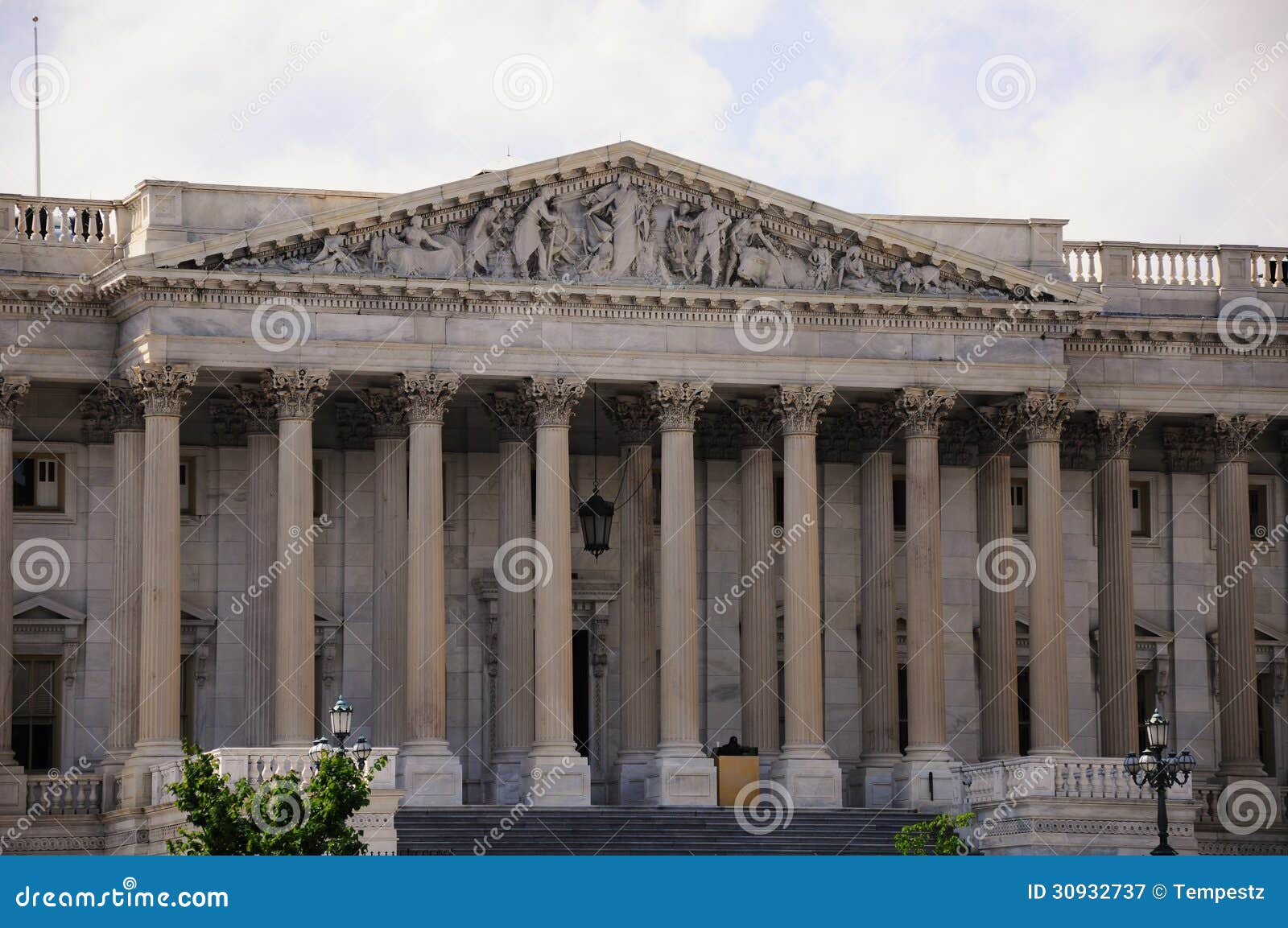 Eastern Building of the Capital Stock Image - Image of building, nation ...