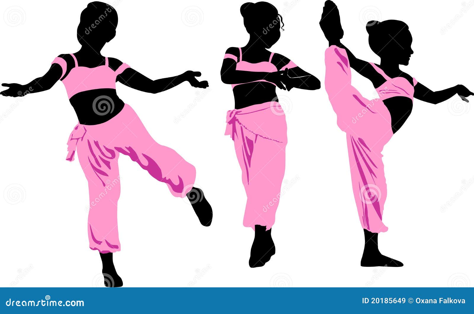 Eastern dance stock vector. Illustration of black, desire - 20185649