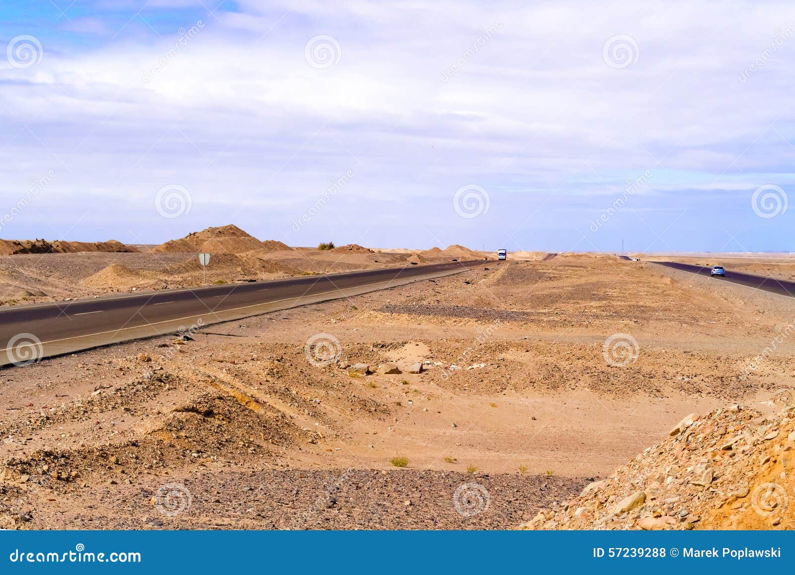 Eastern Desert Landscape in Egypt Stock Photo - Image of desert ...