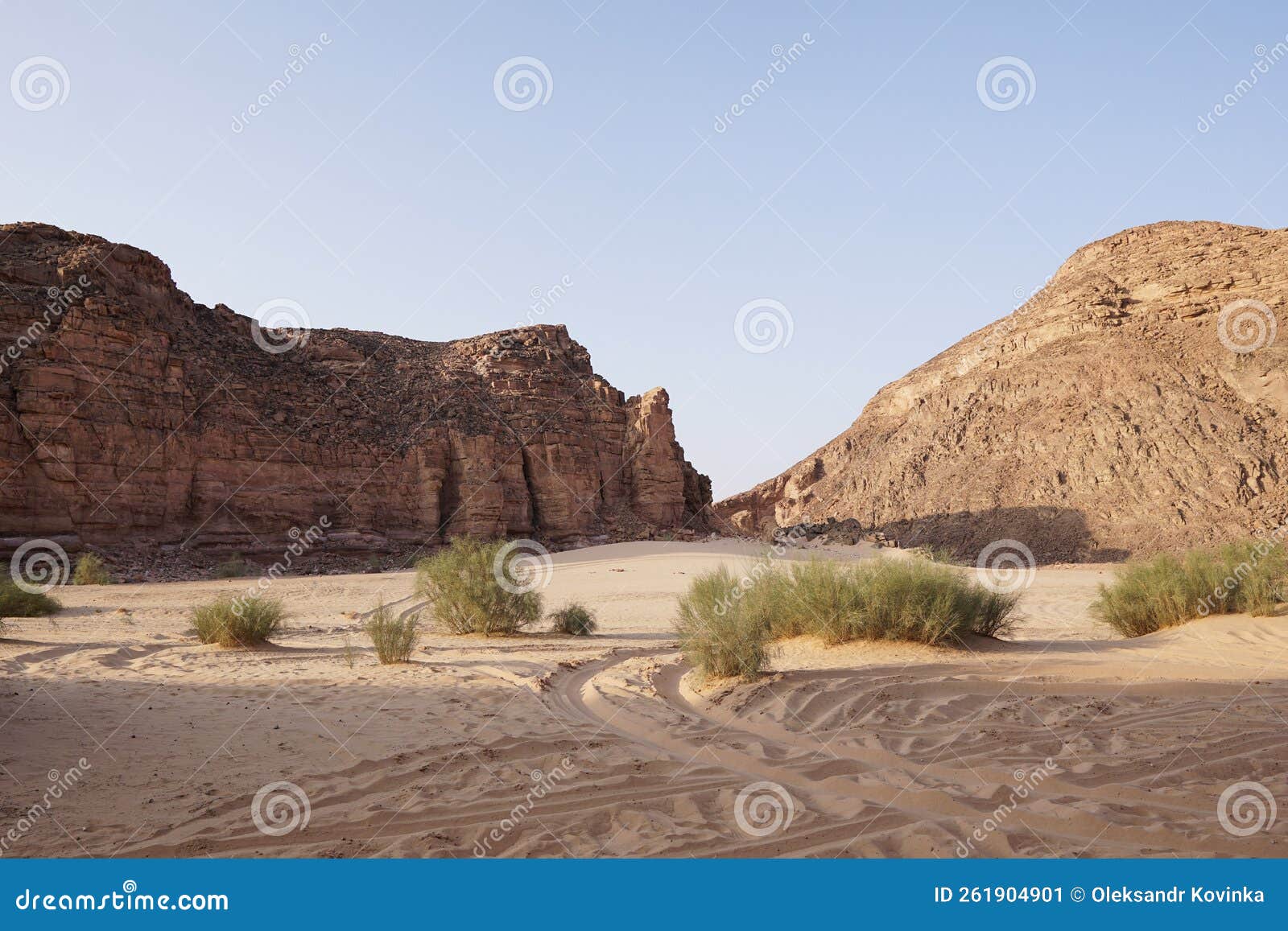 The Eastern Desert with Mountains in Egypt Stock Image - Image of ...