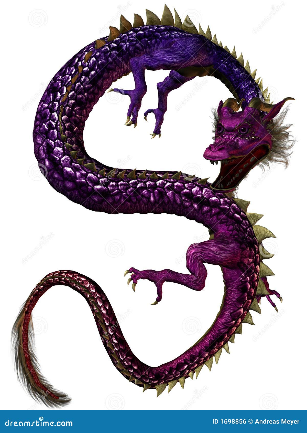 Eastern Dragon stock illustration. Illustration of mythology - 1698856