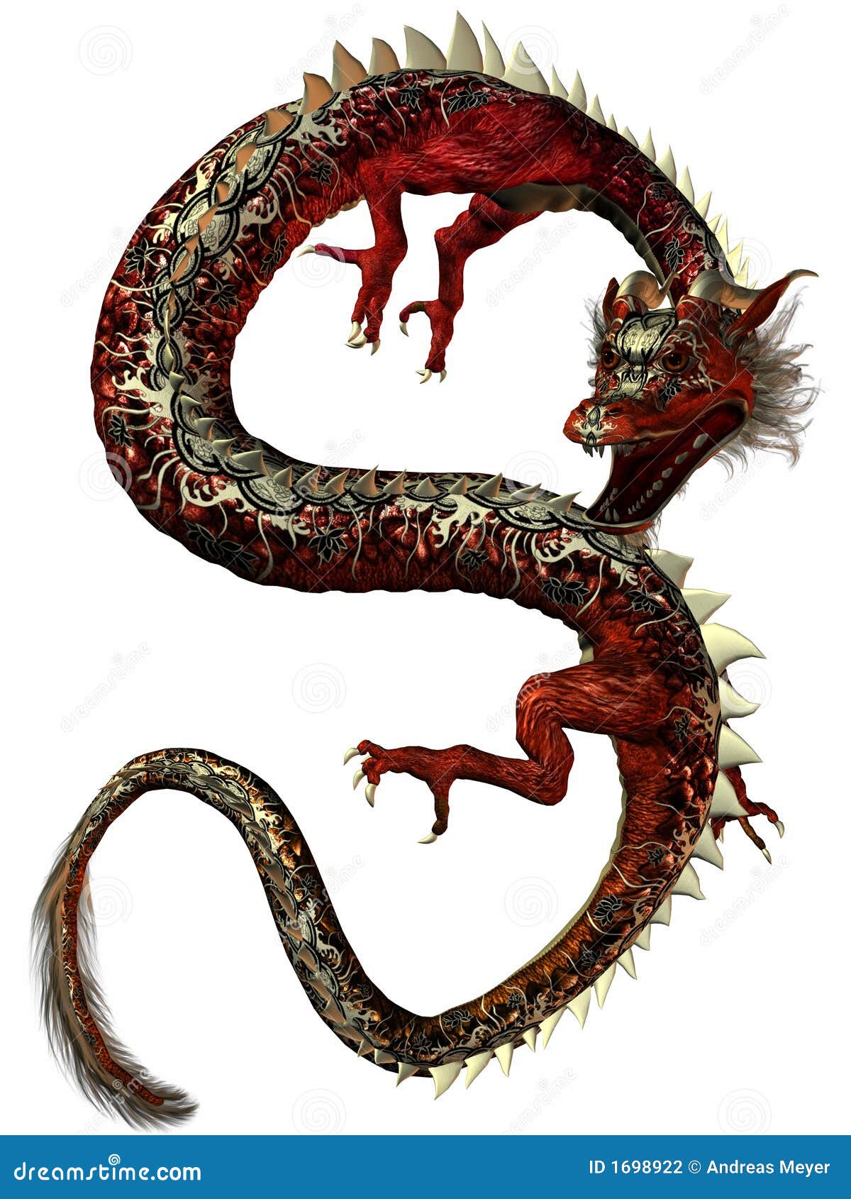 Eastern Dragon stock illustration. Illustration of china - 1698922