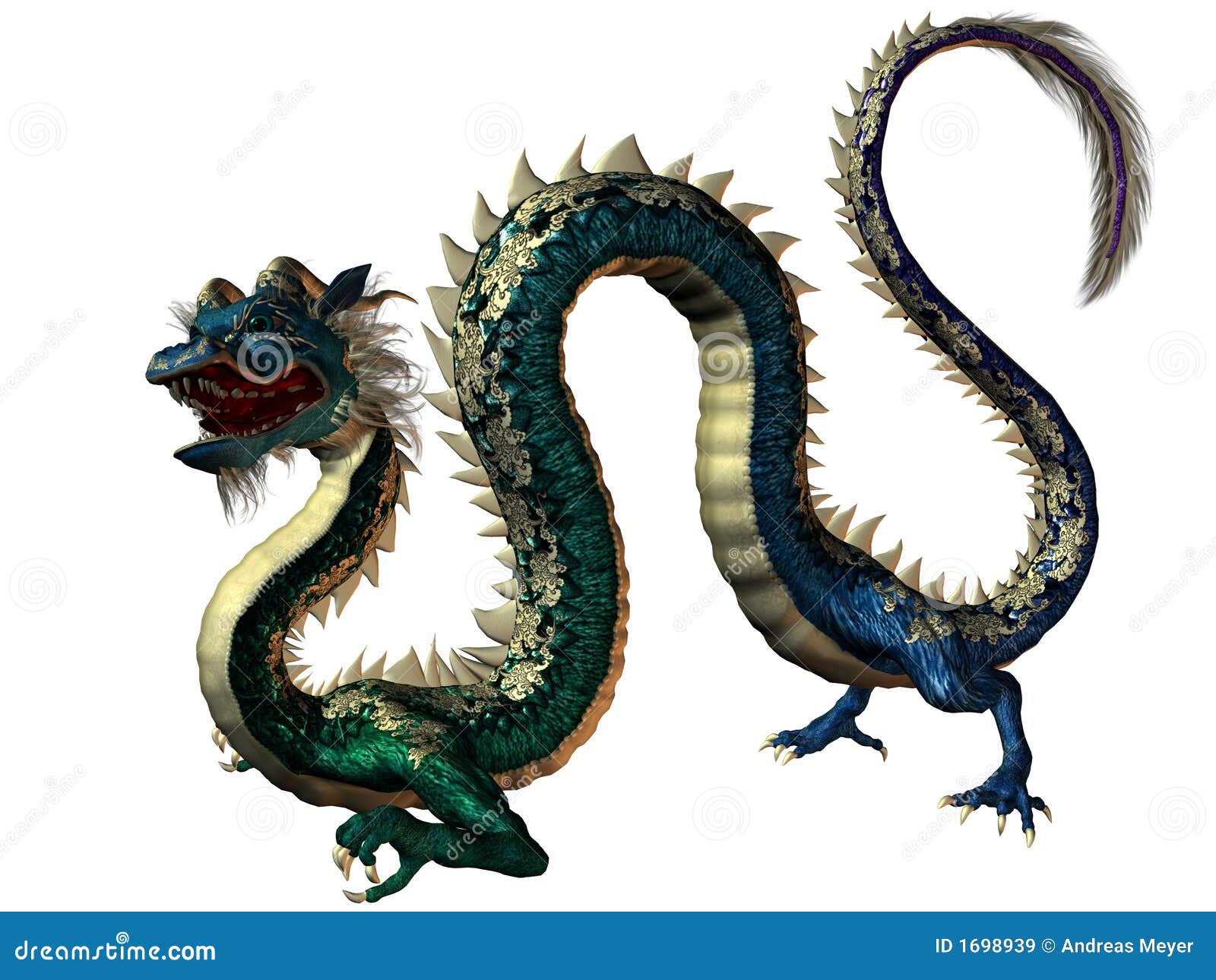 Eastern Dragon Royalty-Free Stock Image | CartoonDealer.com #1698856