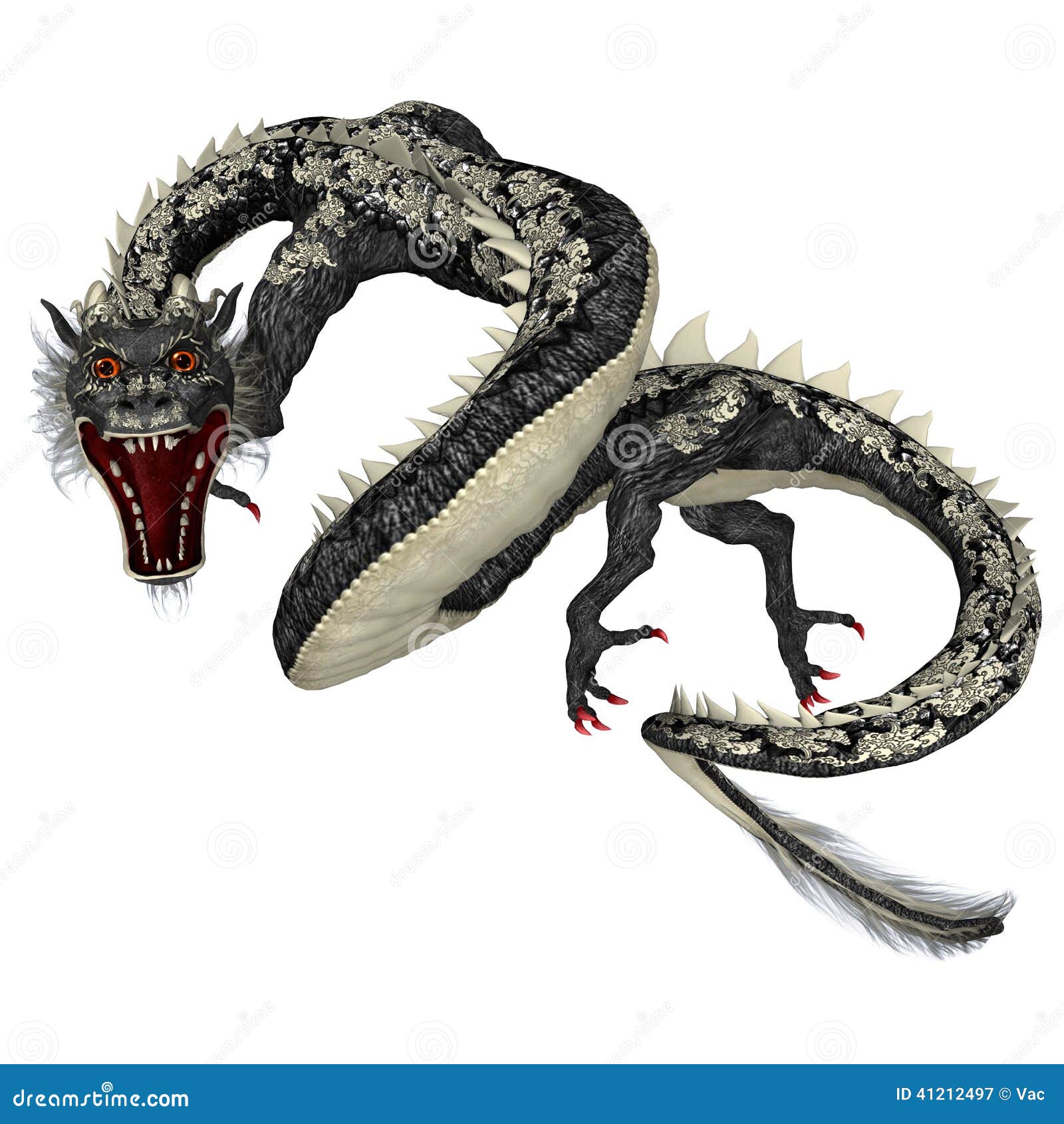 Eastern Dragon stock illustration. Illustration of culture - 41212497