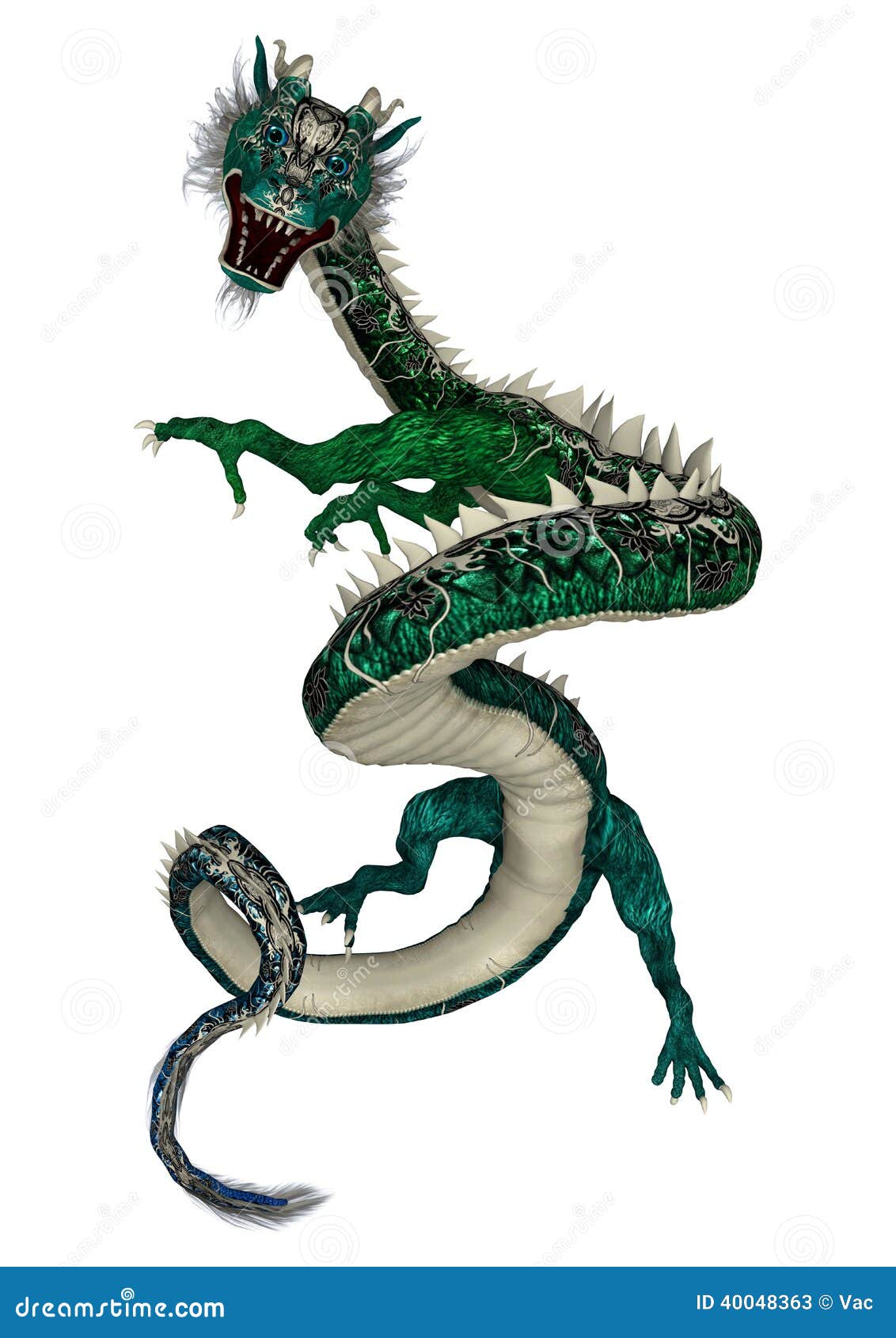 Green Eastern Dragon Stock Illustrations – 546 Green Eastern Dragon ...