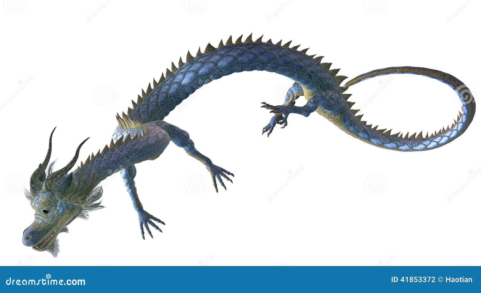 Eastern Dragon stock illustration. Illustration of oriental - 41853372