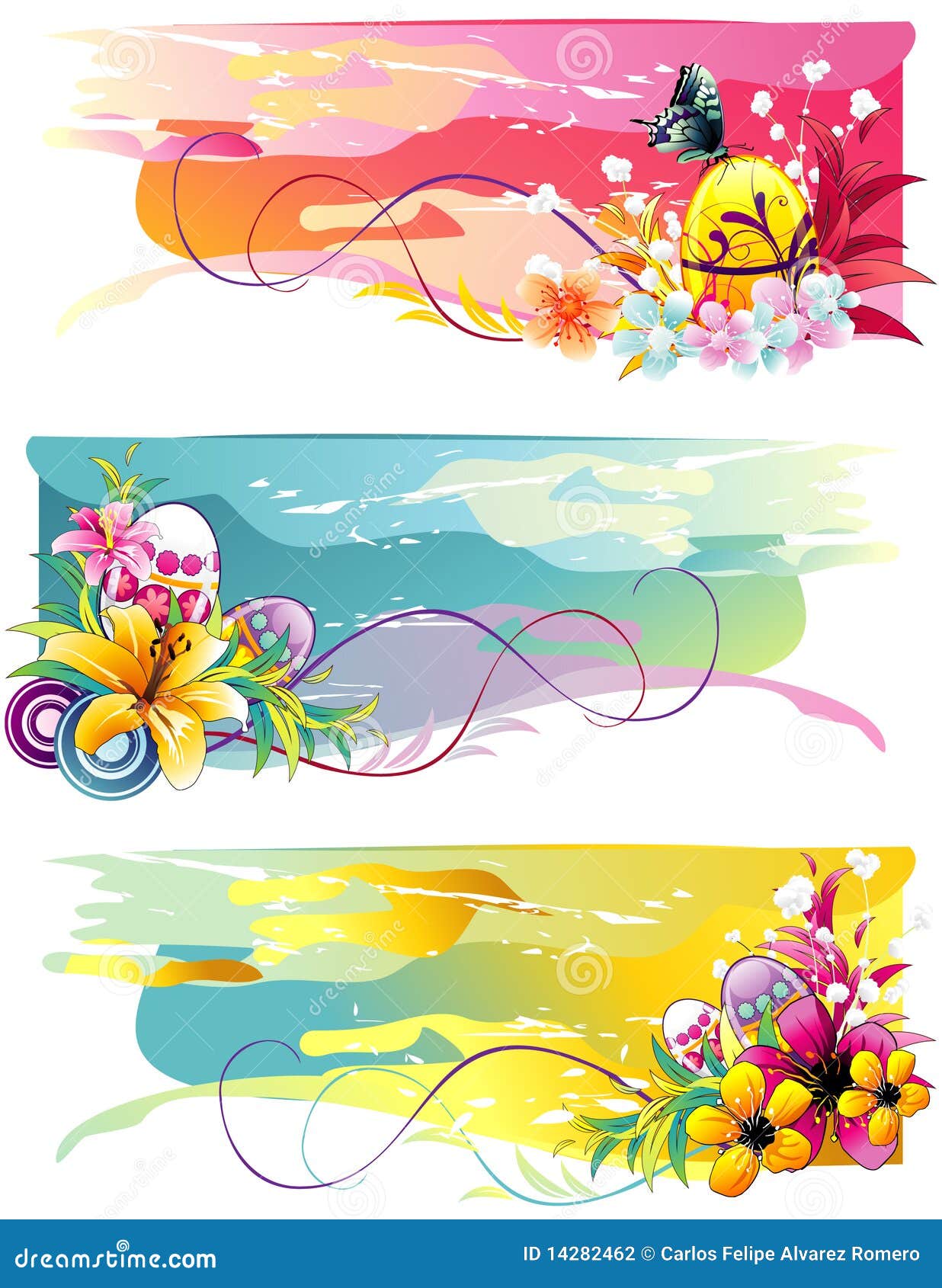 Eastern eggs stock vector. Illustration of graphic, design - 14282462