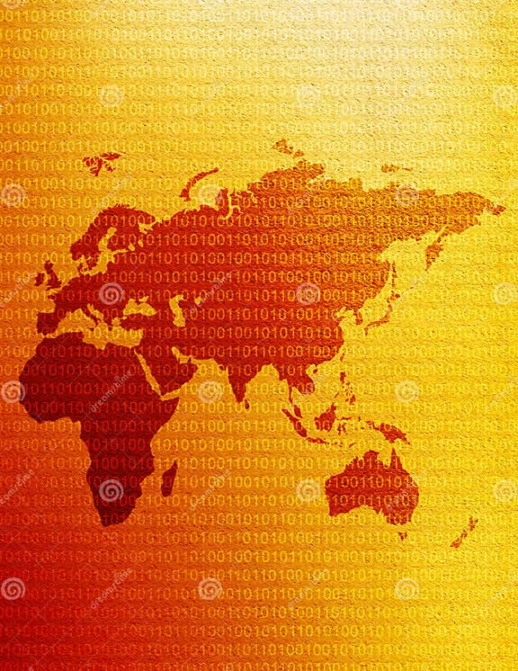 Eastern Hemisphere Map stock illustration. Illustration of world - 97608