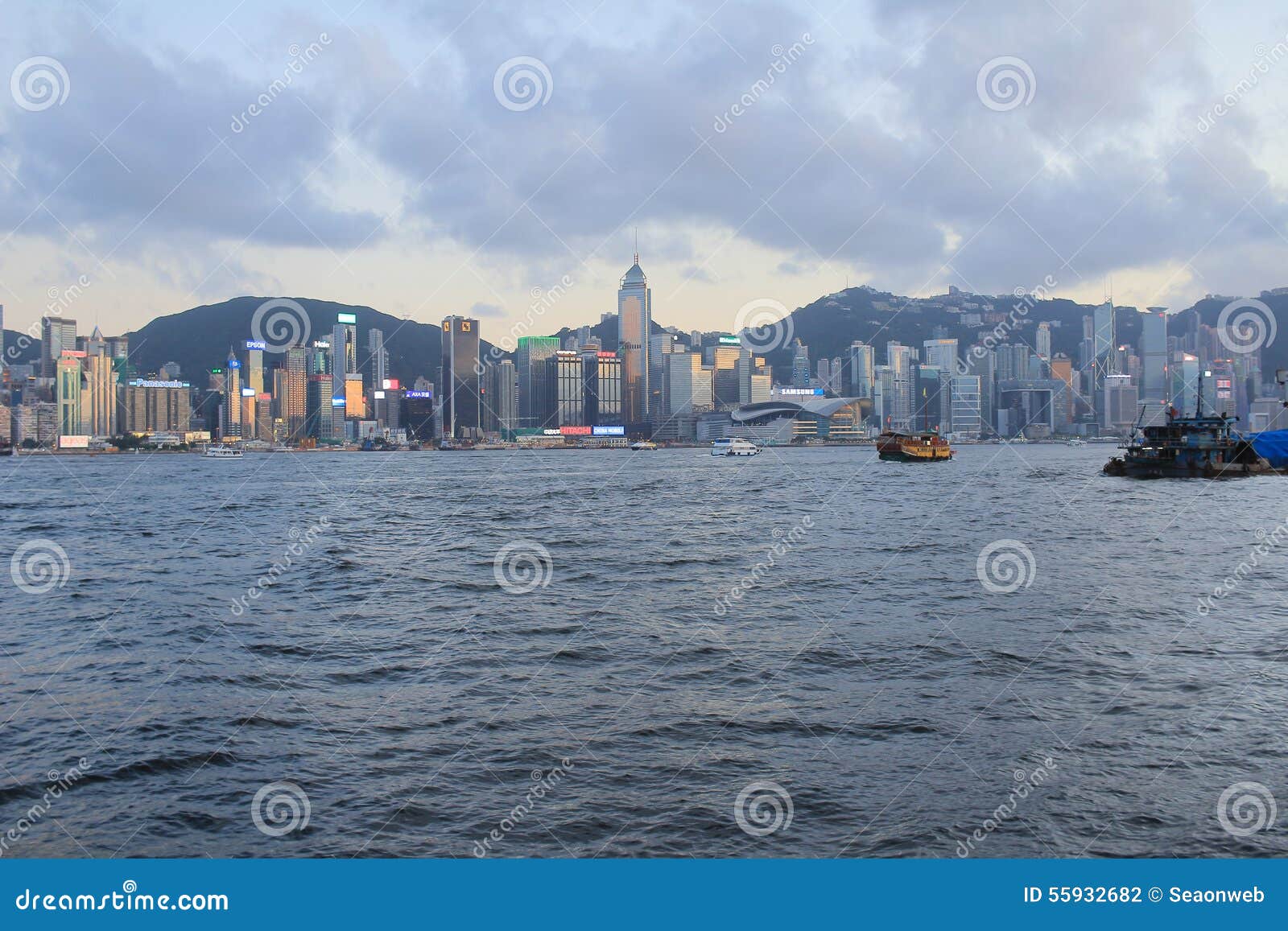 Eastern of Hong Kong Harbour Editorial Photography - Image of asia ...