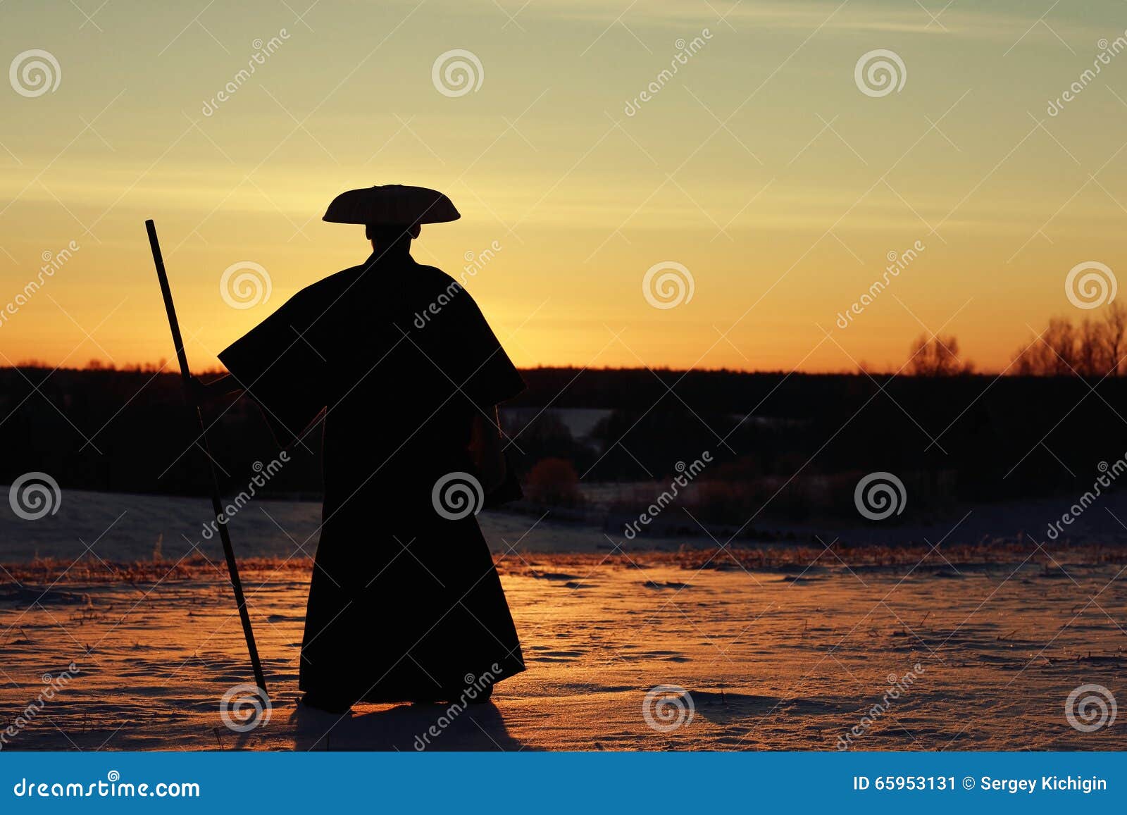 Eastern monk stock image. Image of asia, frost, monk - 65953131