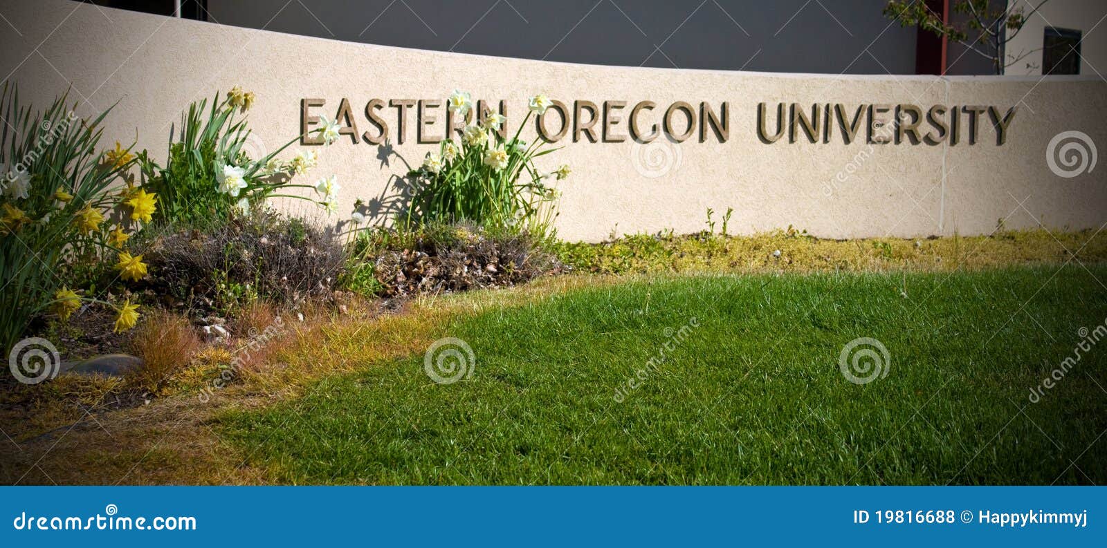 Eastern Oregon University stock photo. Image of degree - 19816688