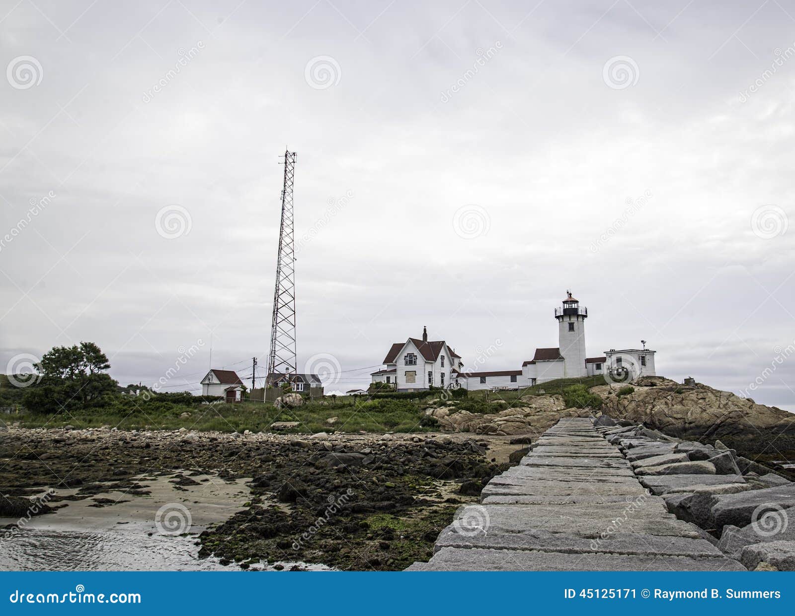 Eastern Point Lighthouse stock image. Image of eastern - 45125171